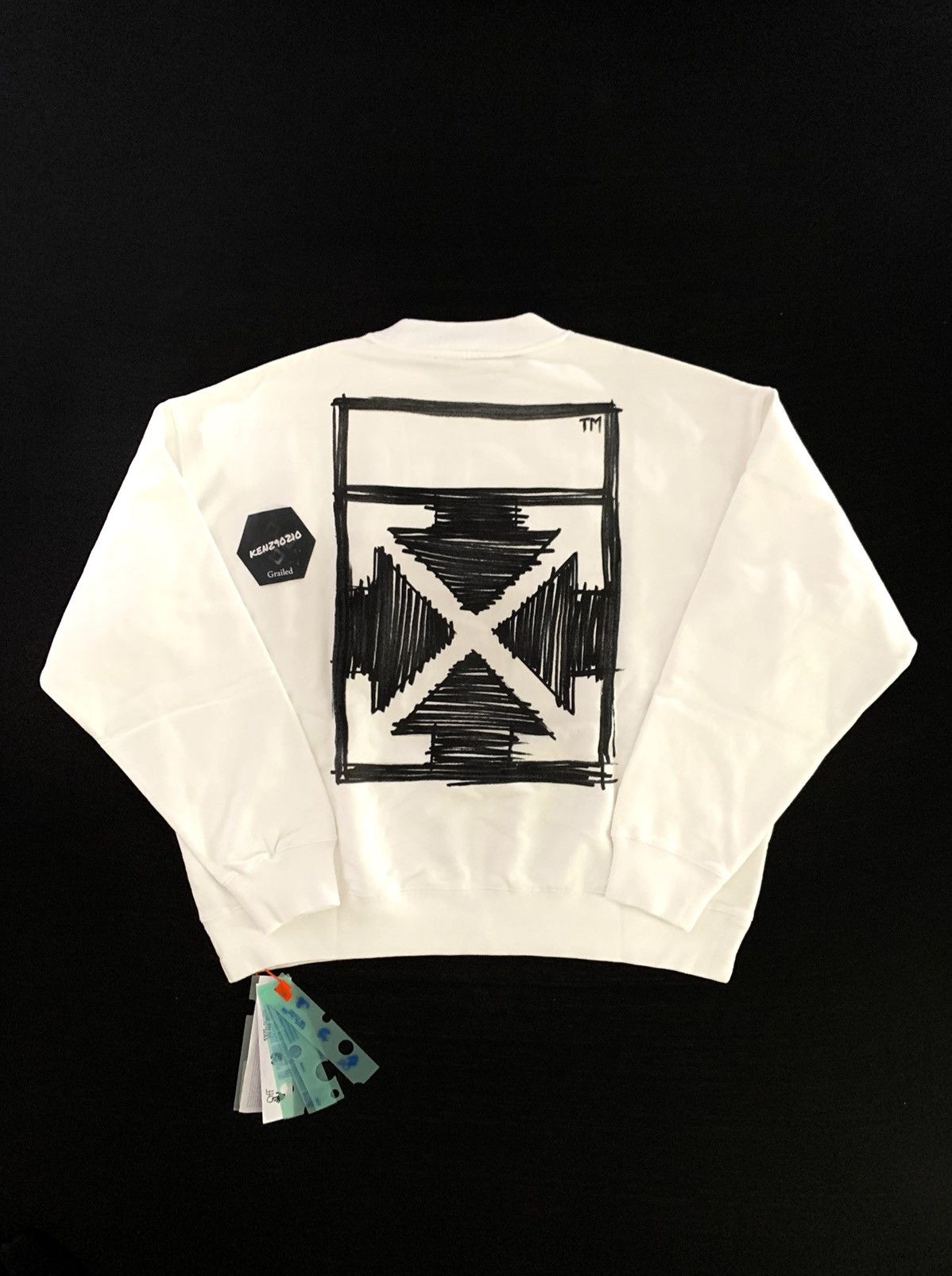 Off-White Off White Motif Marker Arrow Sweater | Grailed