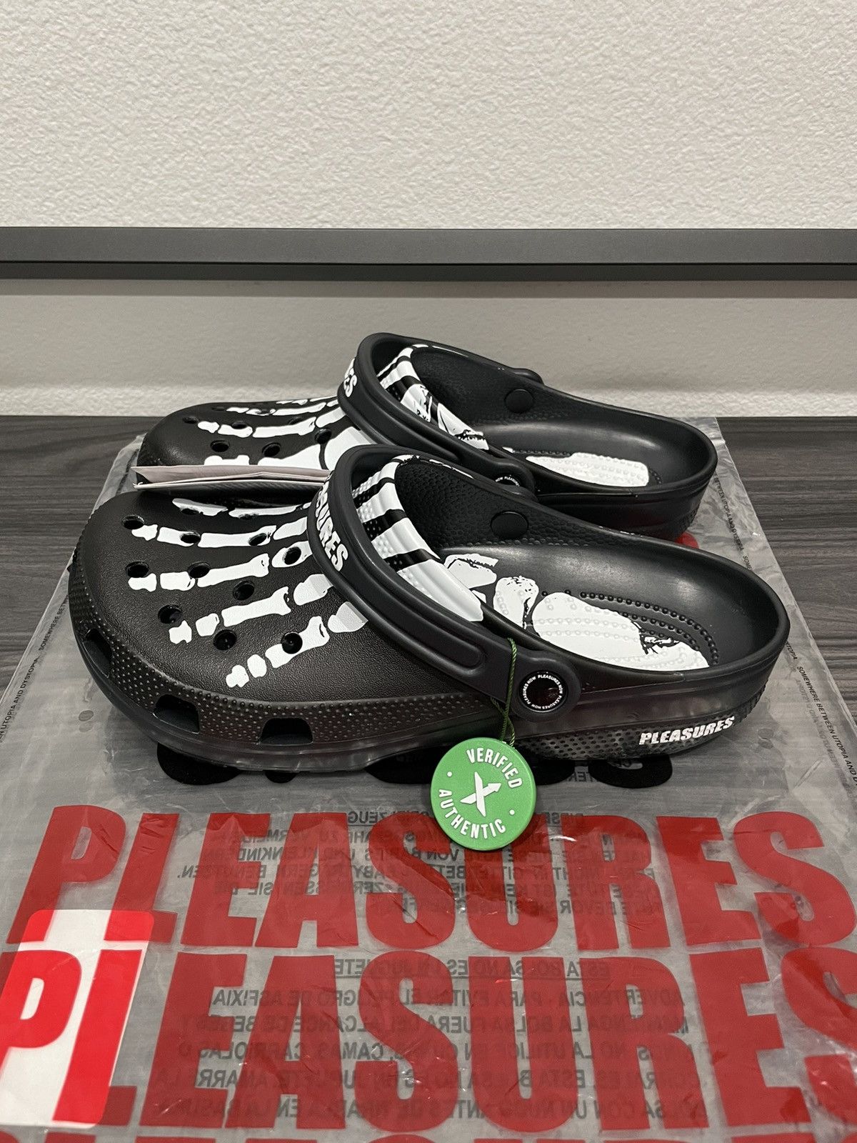 Crocs 2019 OG PLEASURES X CROCS Skeleton clog | Grailed