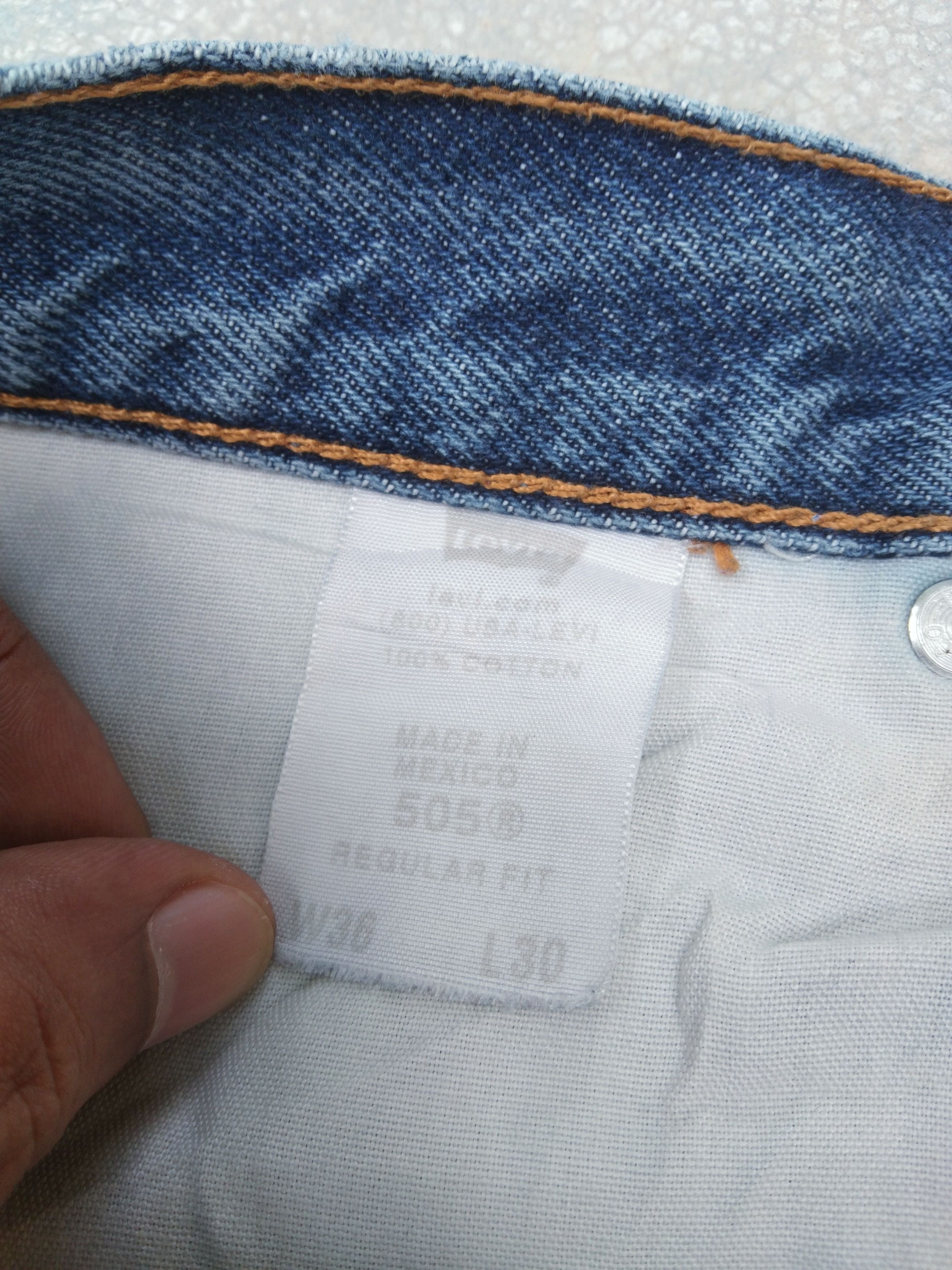 Vintage Vintage Levi's Jeans 505 Light Wash Distressed Denim 36x30 | Grailed