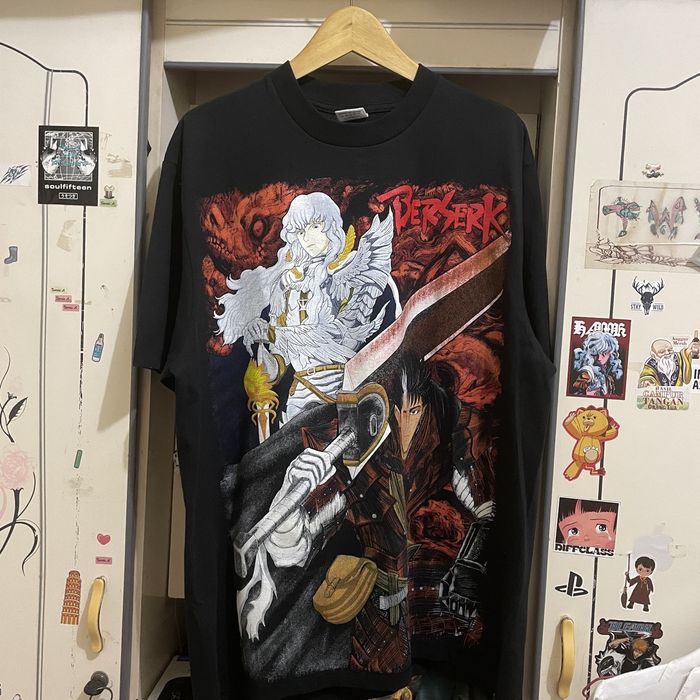 Vintage Rare Berserk Saga Femto Anime Tee Manga Bootleg T shirt XL ...
