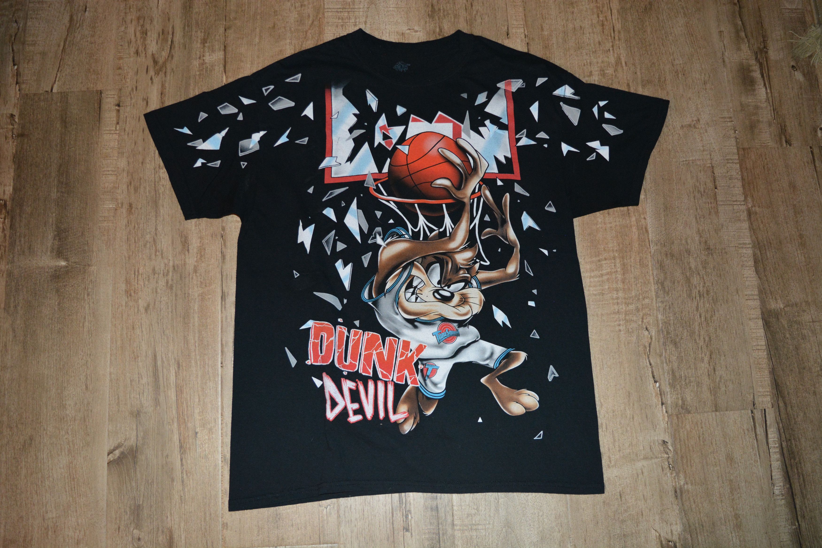 Vintage × Warner Bros Vintage Space Jam Dunk Devil Taz Tune Squad Tee ...