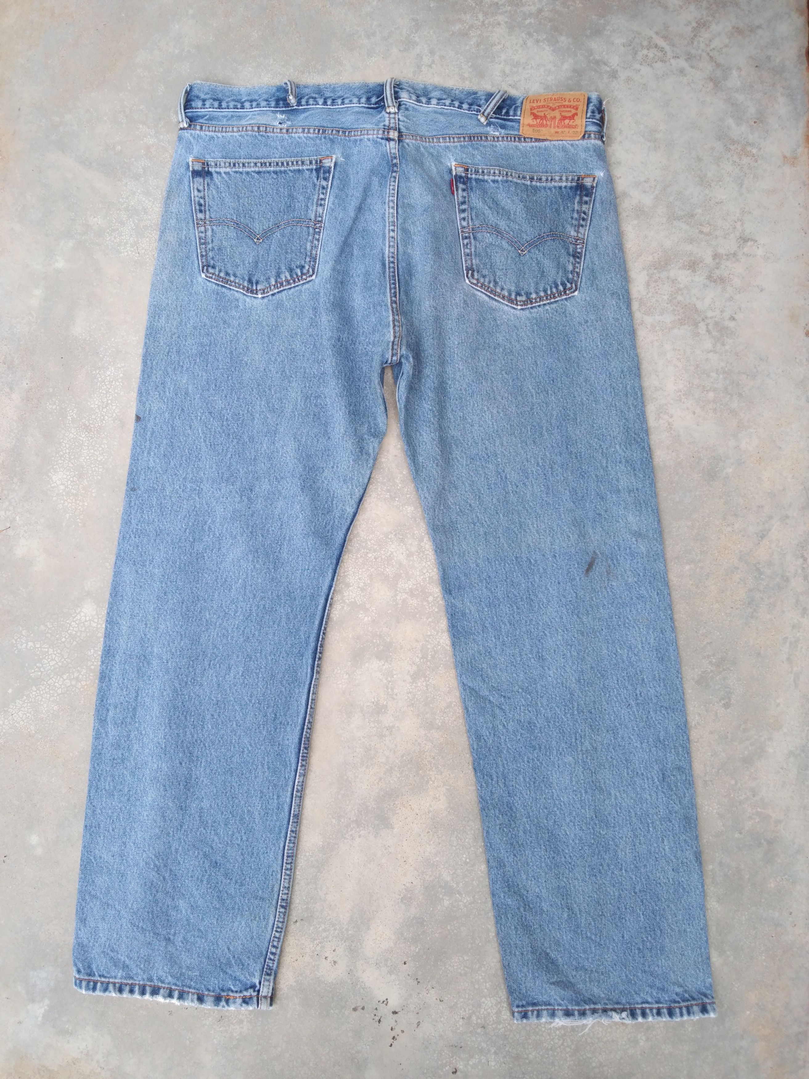 Jean × Levi's × Vintage Vintage Levi's Jeans 505 Painter Distressed Denim 42x32 | Grailed