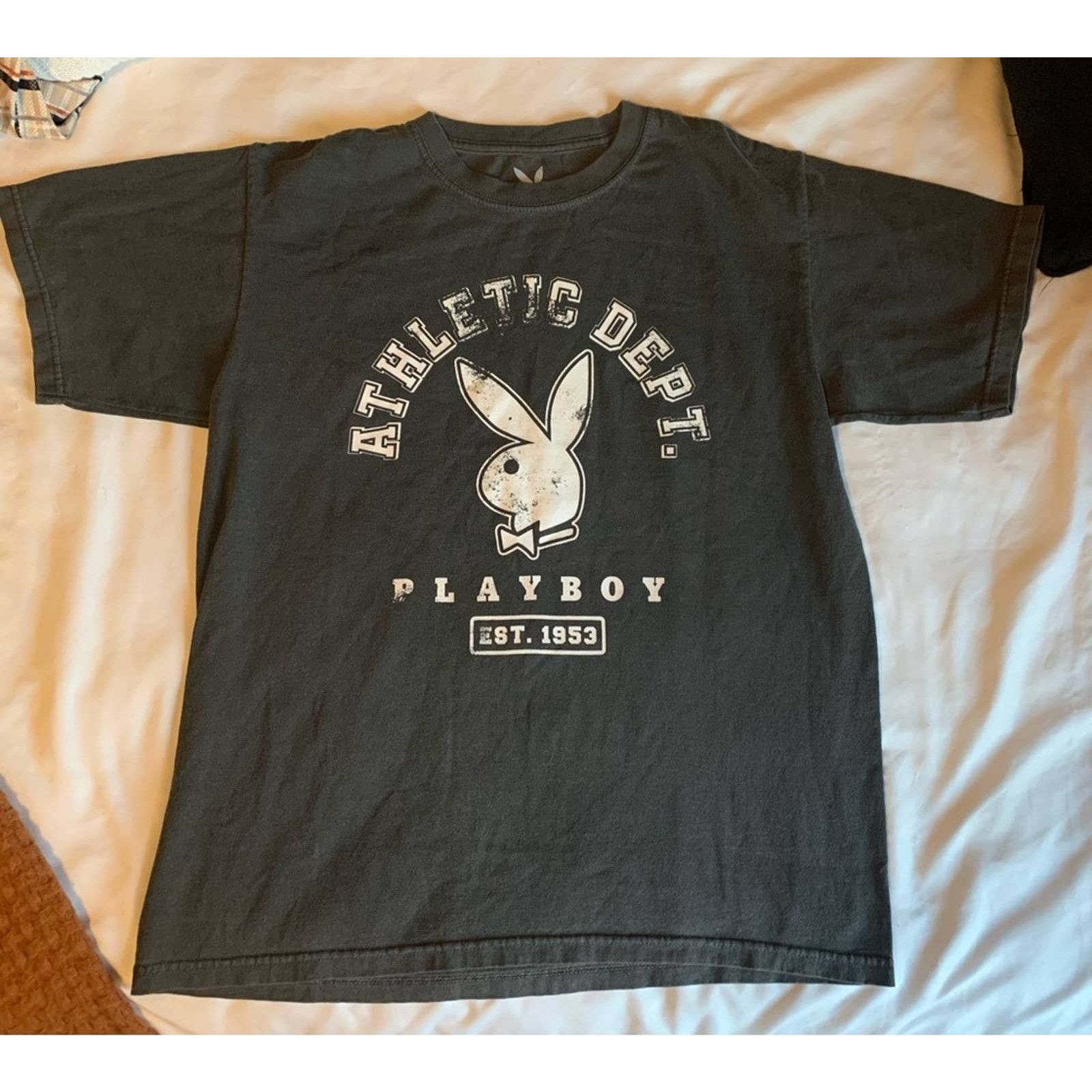 Playboy NWOT Playboy Athletic Department Distressed Shirt | Grailed