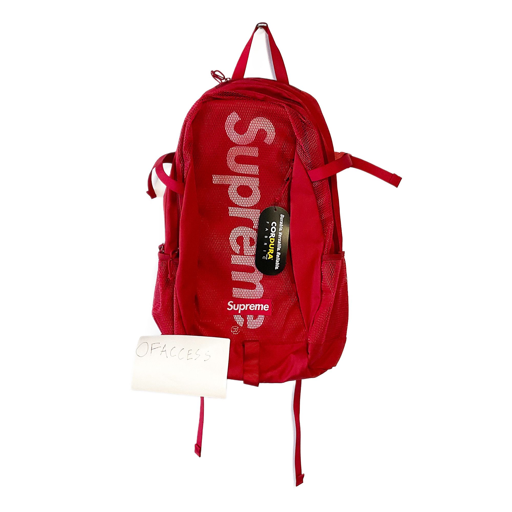 Supreme Supreme SS20 Dark Red Mesh Backpack | Grailed