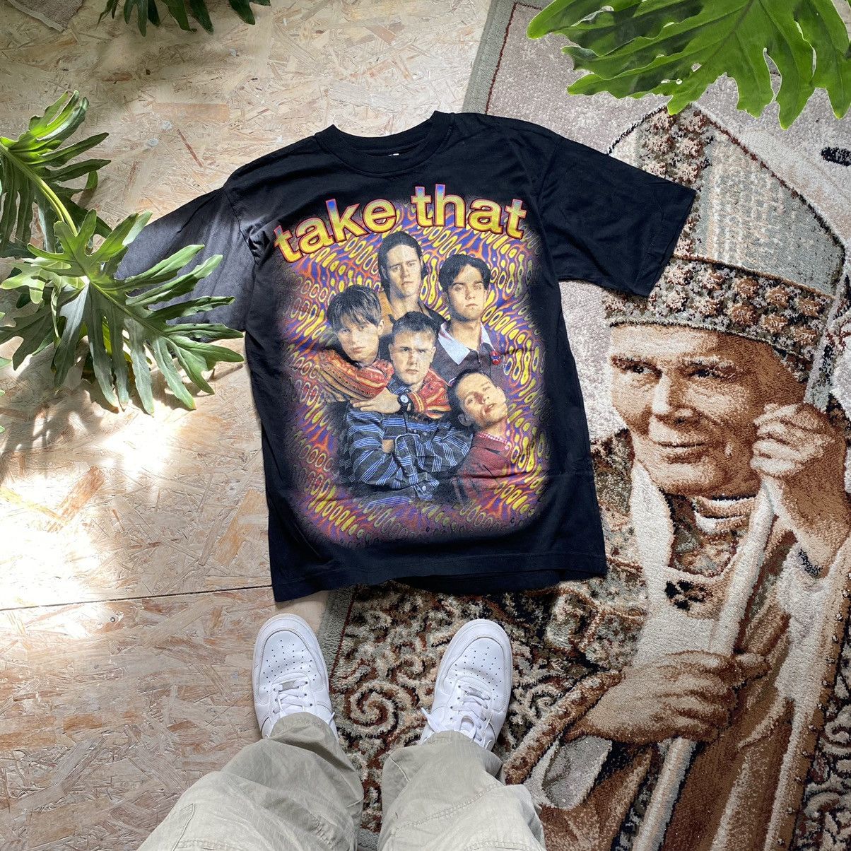 Vintage VINTAGE 90s TAKE THAT RARE RAP T SHIRT BAND TOUR | Grailed