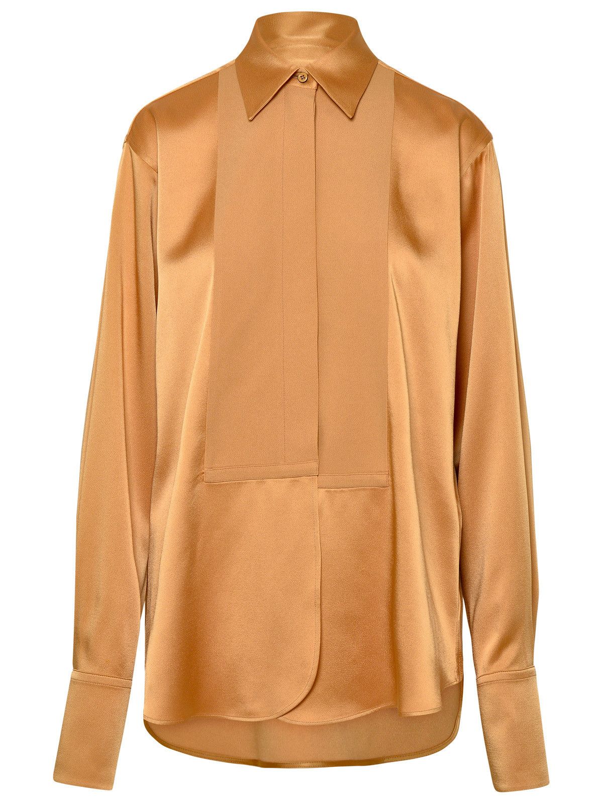 Jil Sander JIL SANDER Honey Acetate Blend Shirt | Grailed