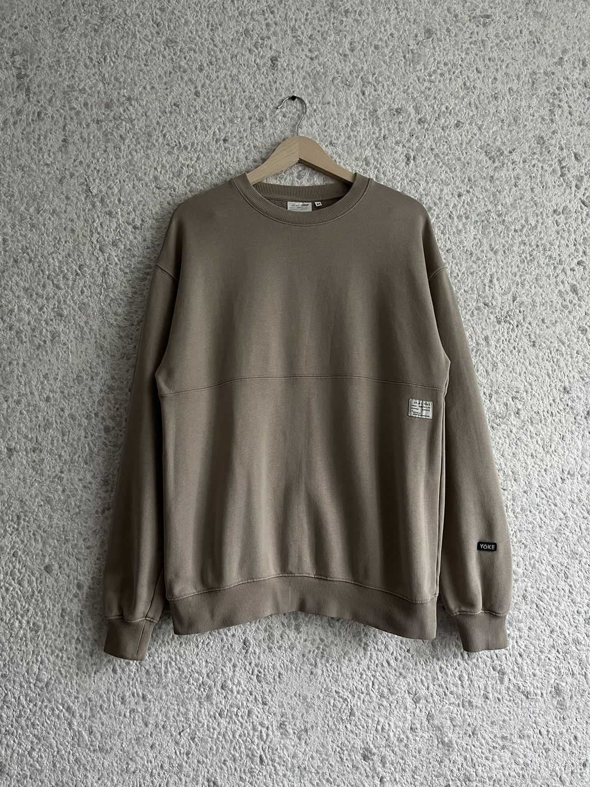 Blank YOKE CAMAYA HEAVY CREW SWEATSHIRT | Grailed