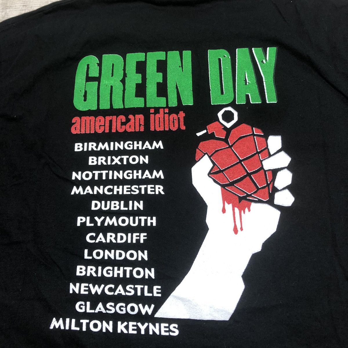 Vintage VINTAGE 2004 GREEN DAY AMERICAN IDIOT TOUR T-SHIRT | Grailed