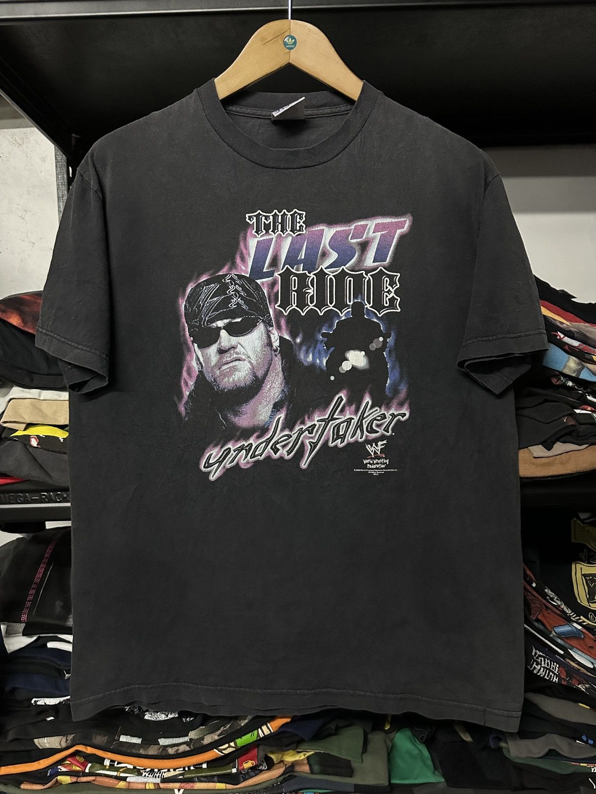 Vintage Vintage Wwf Undertaker The Last Ride Sun Faded Tee | Grailed