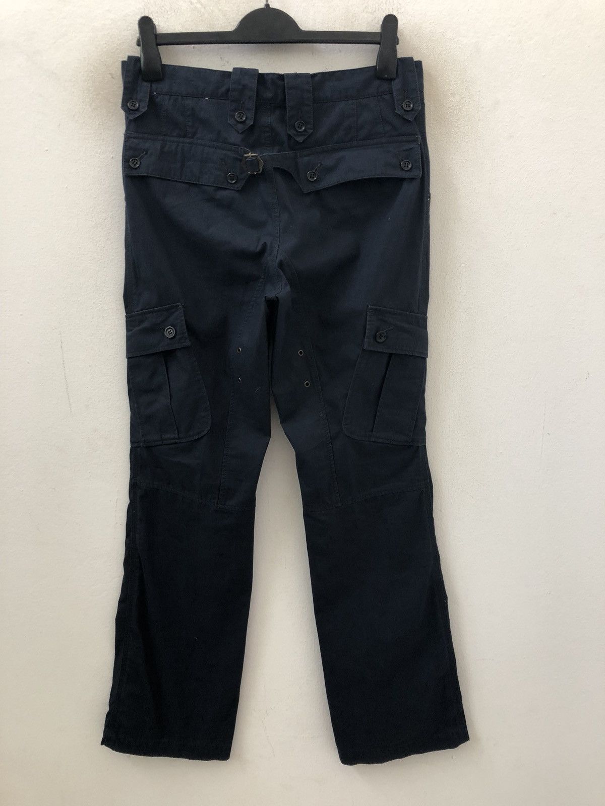 Japanese Brand On Board Japan Multiple Pocket Buckle Back Blue Navy ...