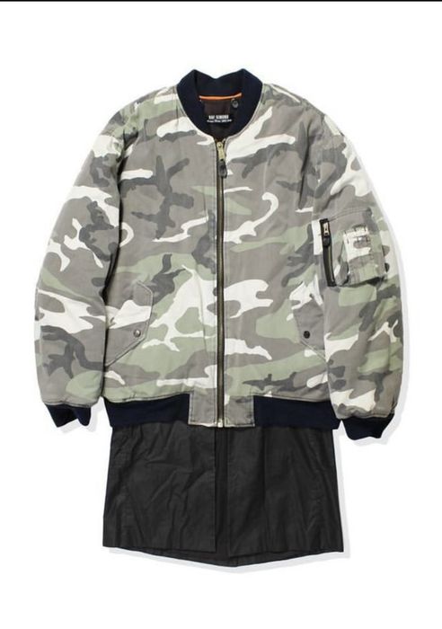 Raf Simons AW01 Skirted MA-1 Bomber | Grailed
