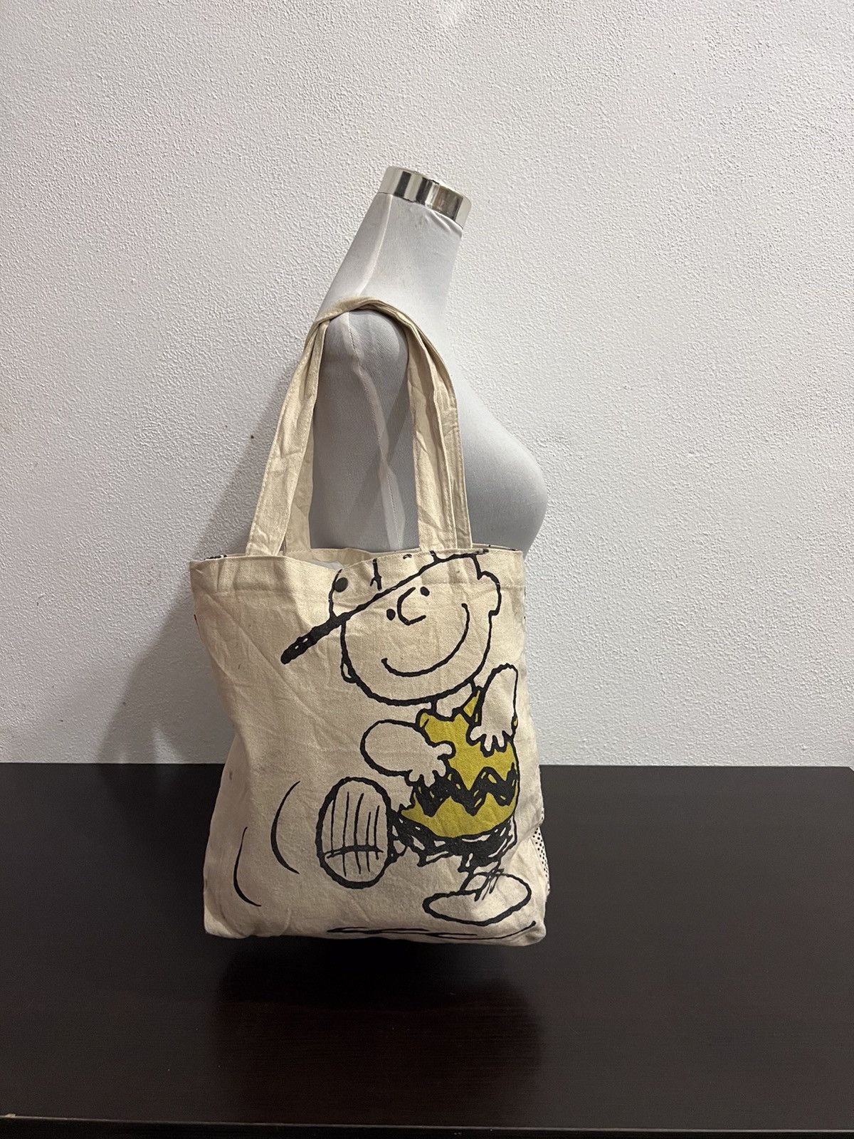 Peanuts Snoopy Overprint Tote Bag | Grailed
