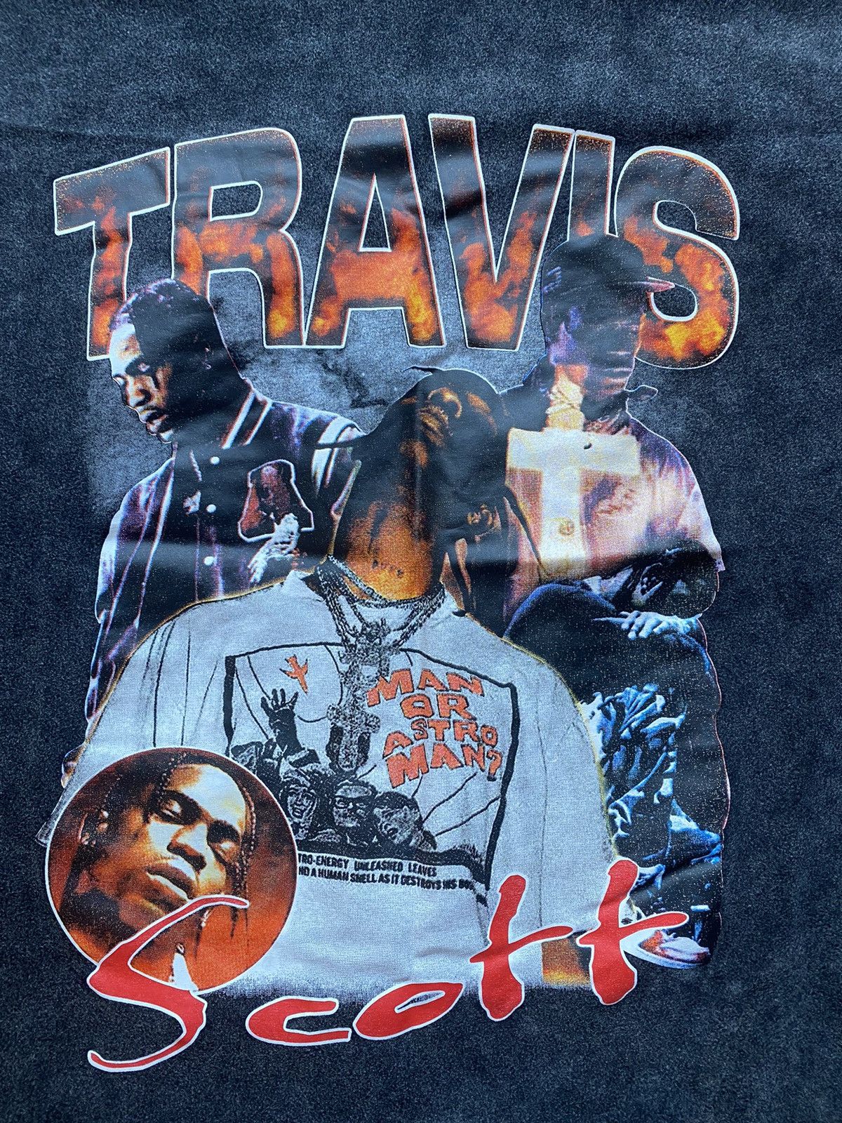 Vintage travis scott graphic tee oversized | Grailed
