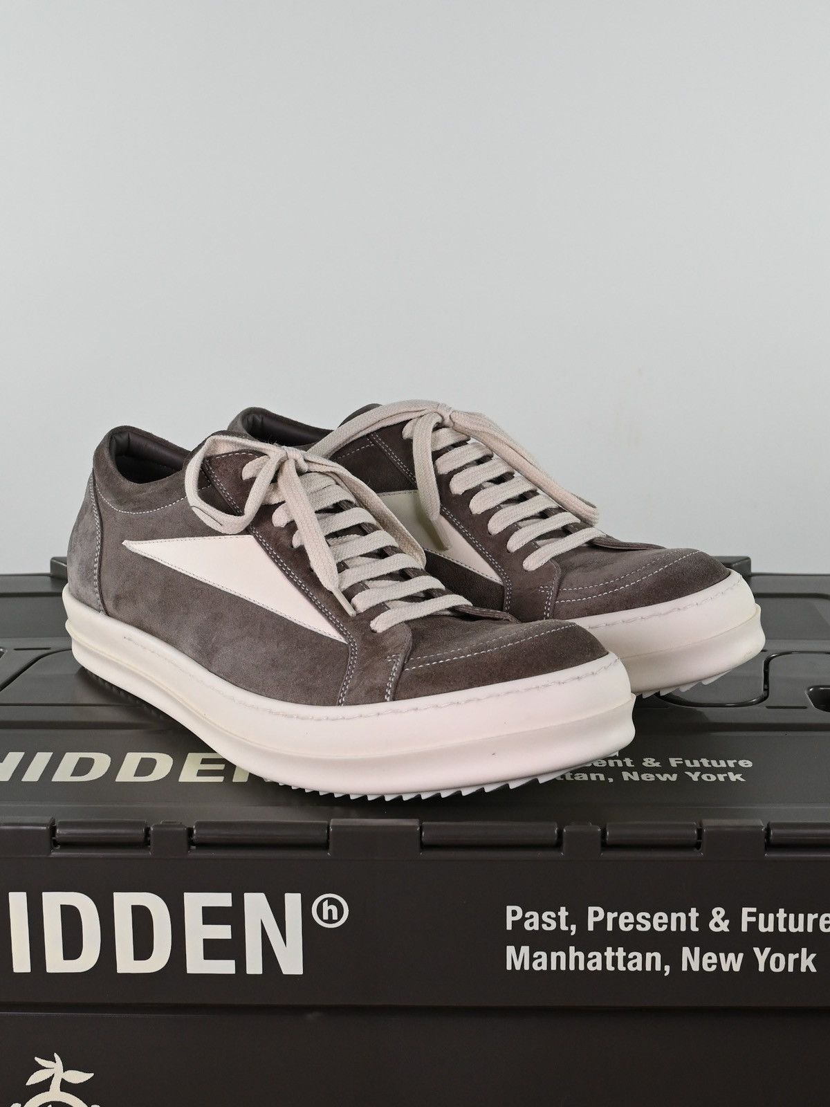 Rick Owens Rick Owens Strobe Vintage "Vans" Suede Brown - Size 42 | Grailed