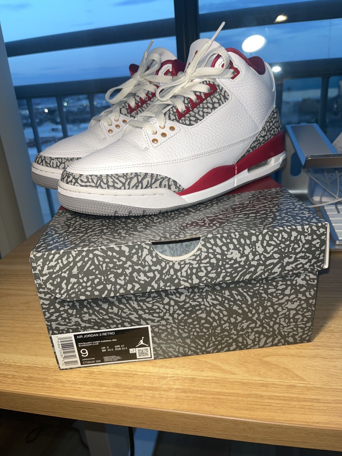 Jordan Brand × Nike Air Jordan 3 Retro Cardinal Red | Grailed