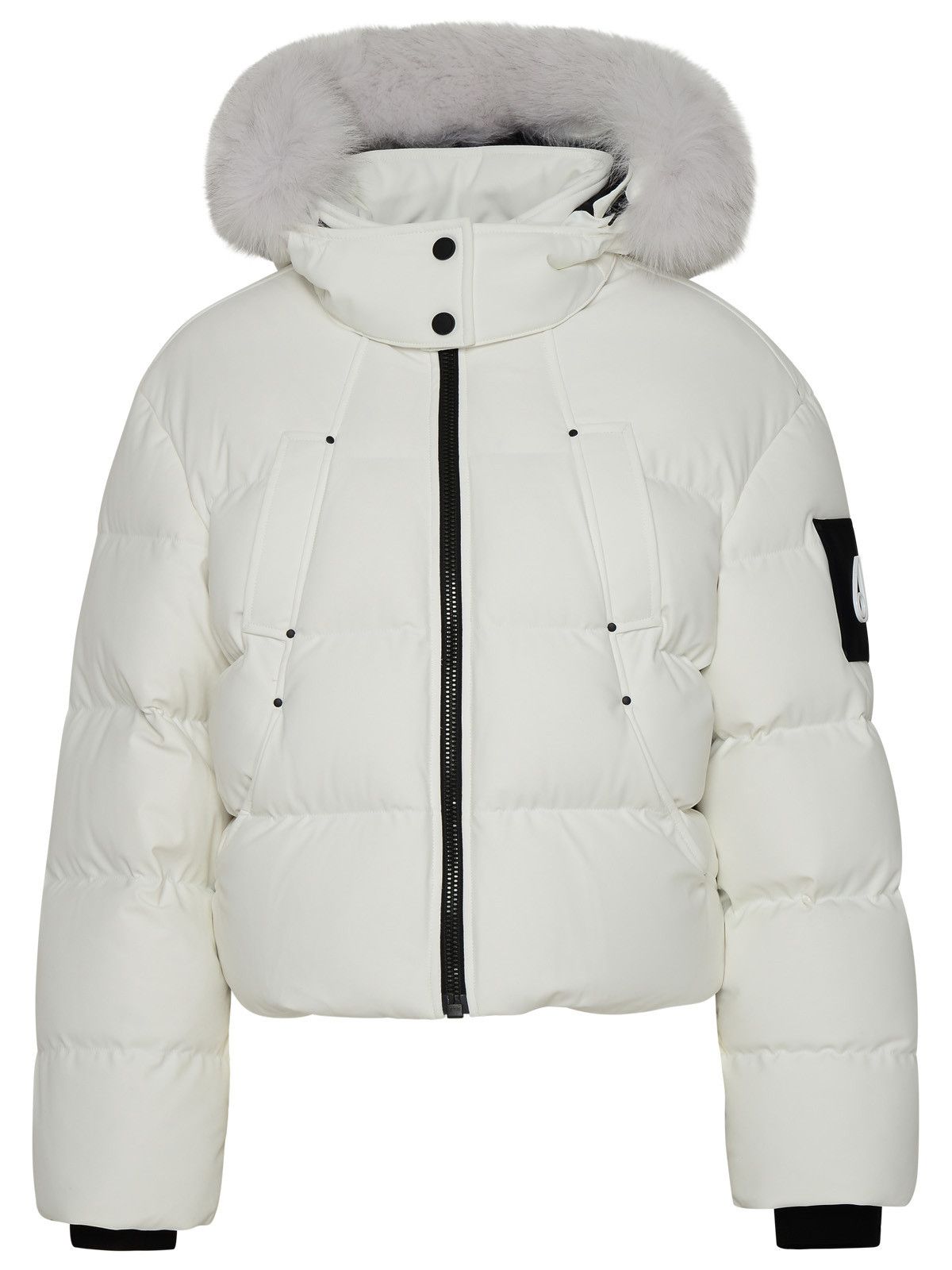 Moose Knuckles White Nylon Eton Down Jacket | Grailed