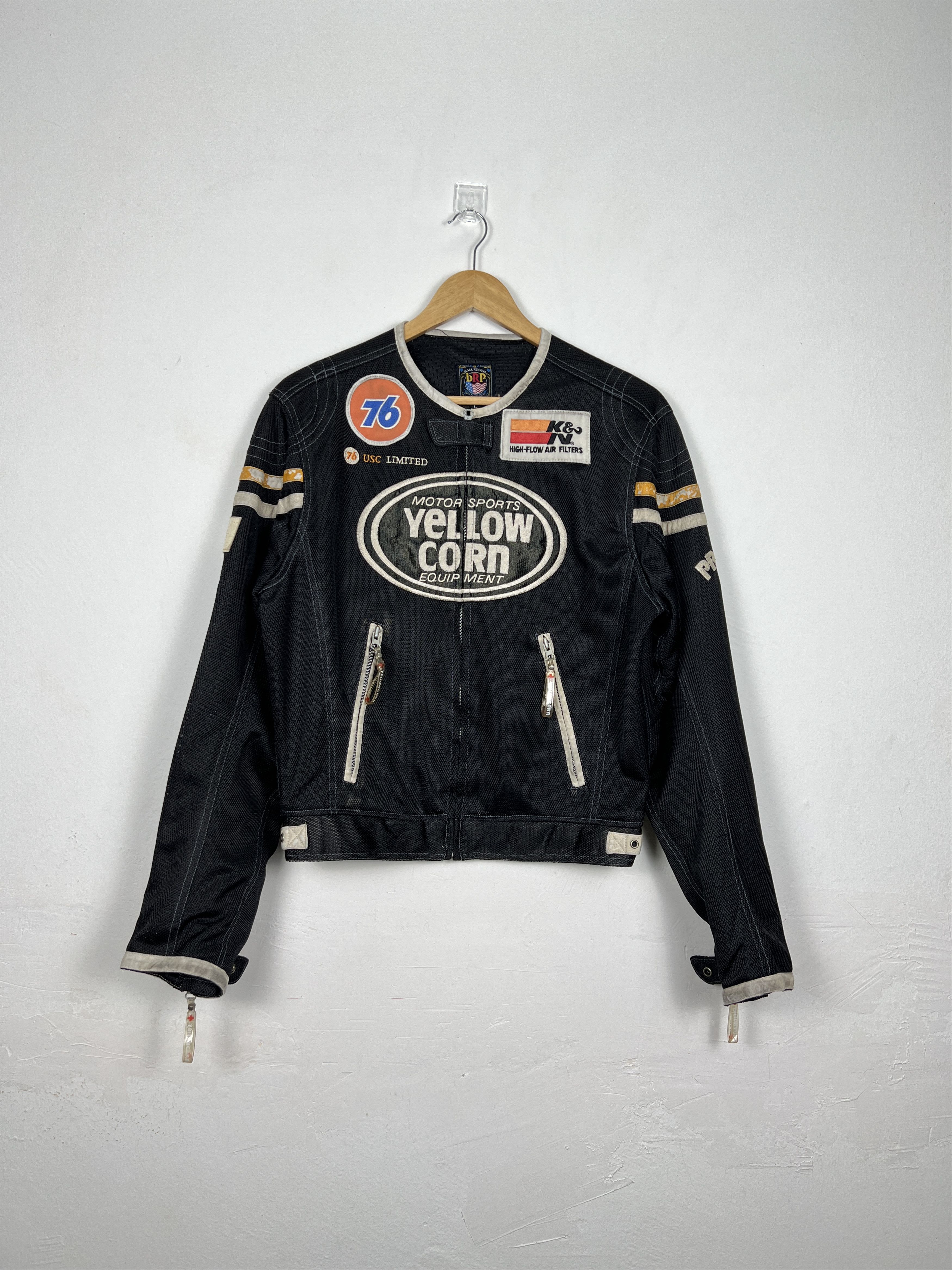 Vintage × Yellow Corn Vintage YELLOW CORN Bike Racing Jacket | Grailed