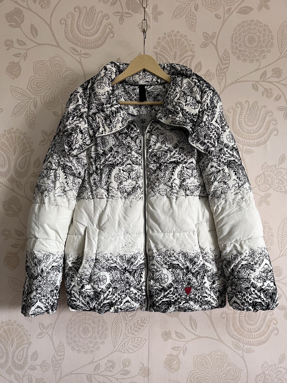 Designer × Desigual Desigual 🔥 Limited Edition Puffer White Black Full ...
