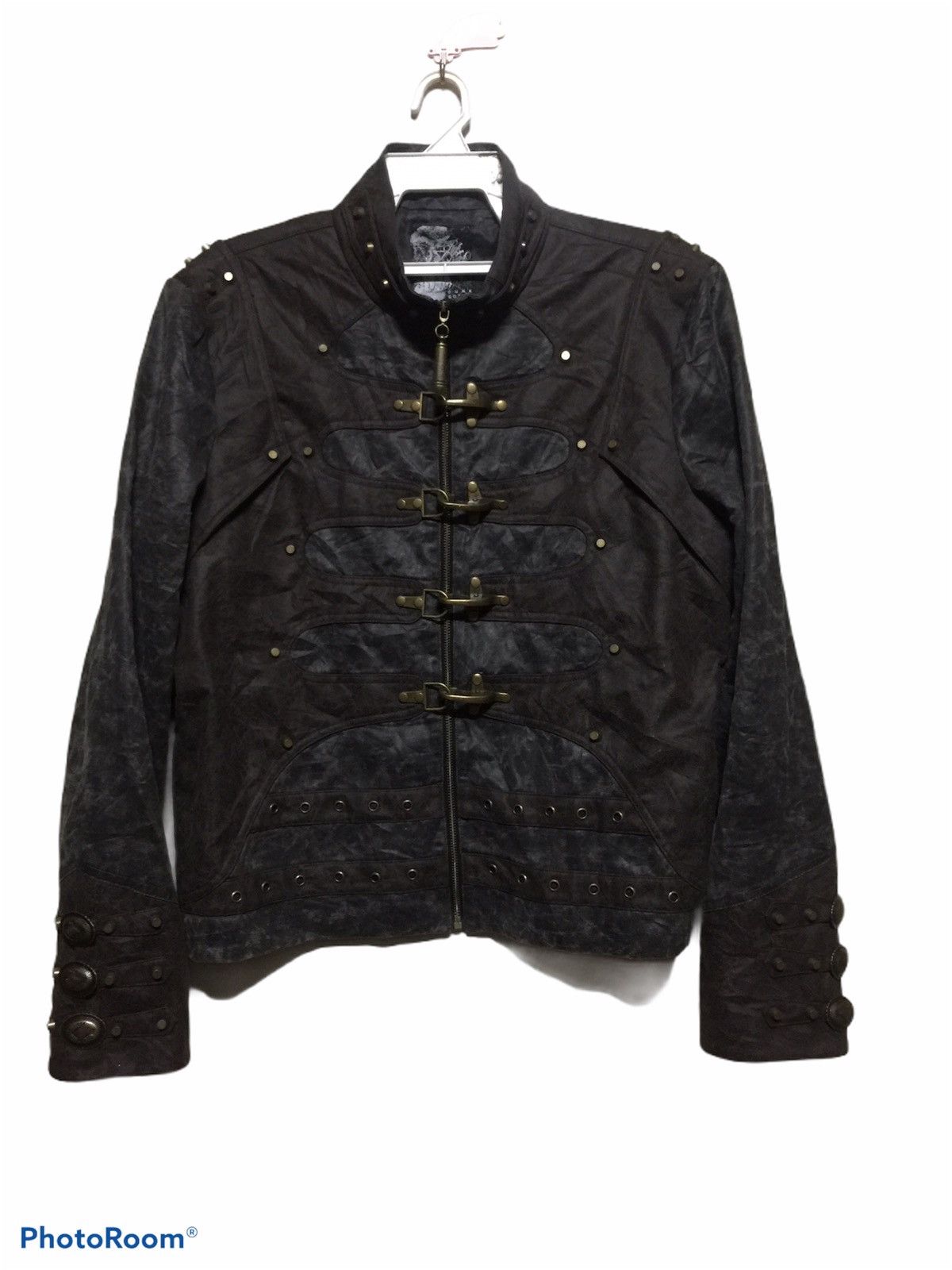 Japanese Brand Punk Rave Napoleon Stud Jacket | Grailed