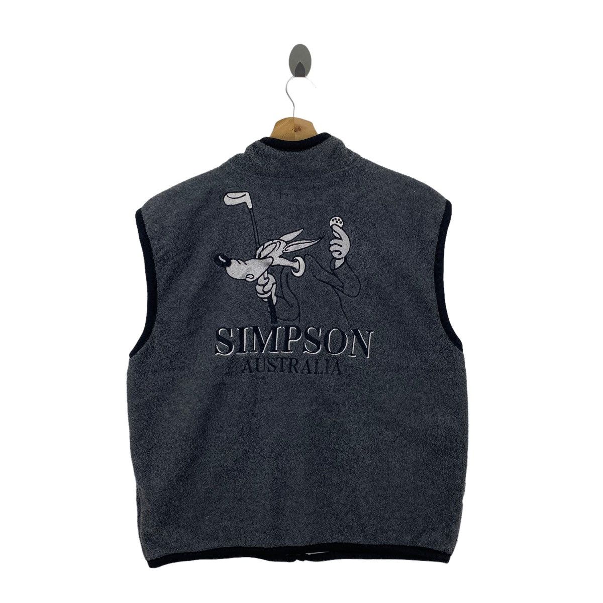 The Simpsons SIMPSON CLUB Australian Sports Golf Embroidered Brand Vest ...