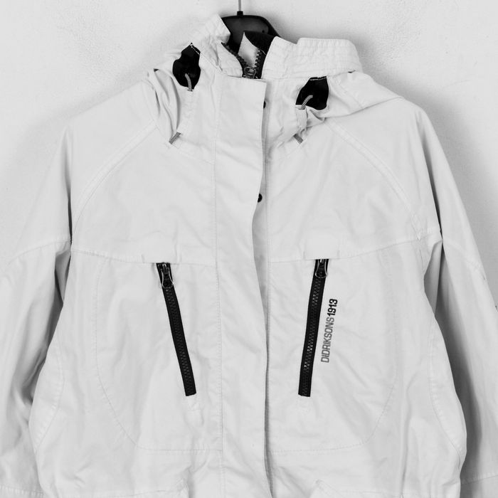 Designer Didriksons Storm System Women M Parka Jacket Coat EU 40 Hood ...