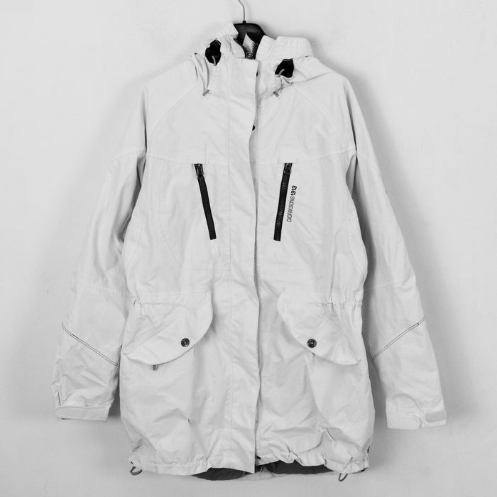 Designer Didriksons Storm System Women M Parka Jacket Coat EU 40 Hood ...