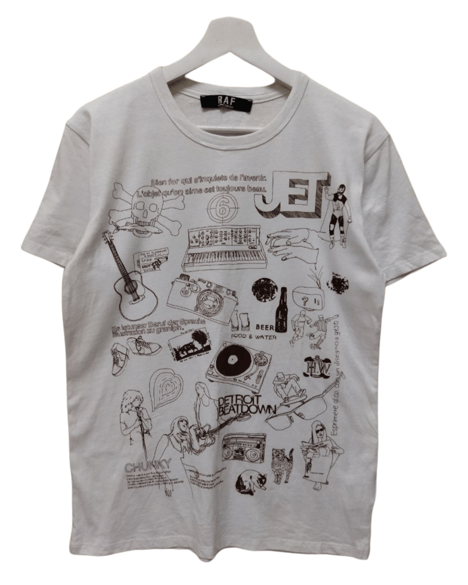Raf Simons Rare🔥Raf by Raf Simons Printed Tshirt | Grailed