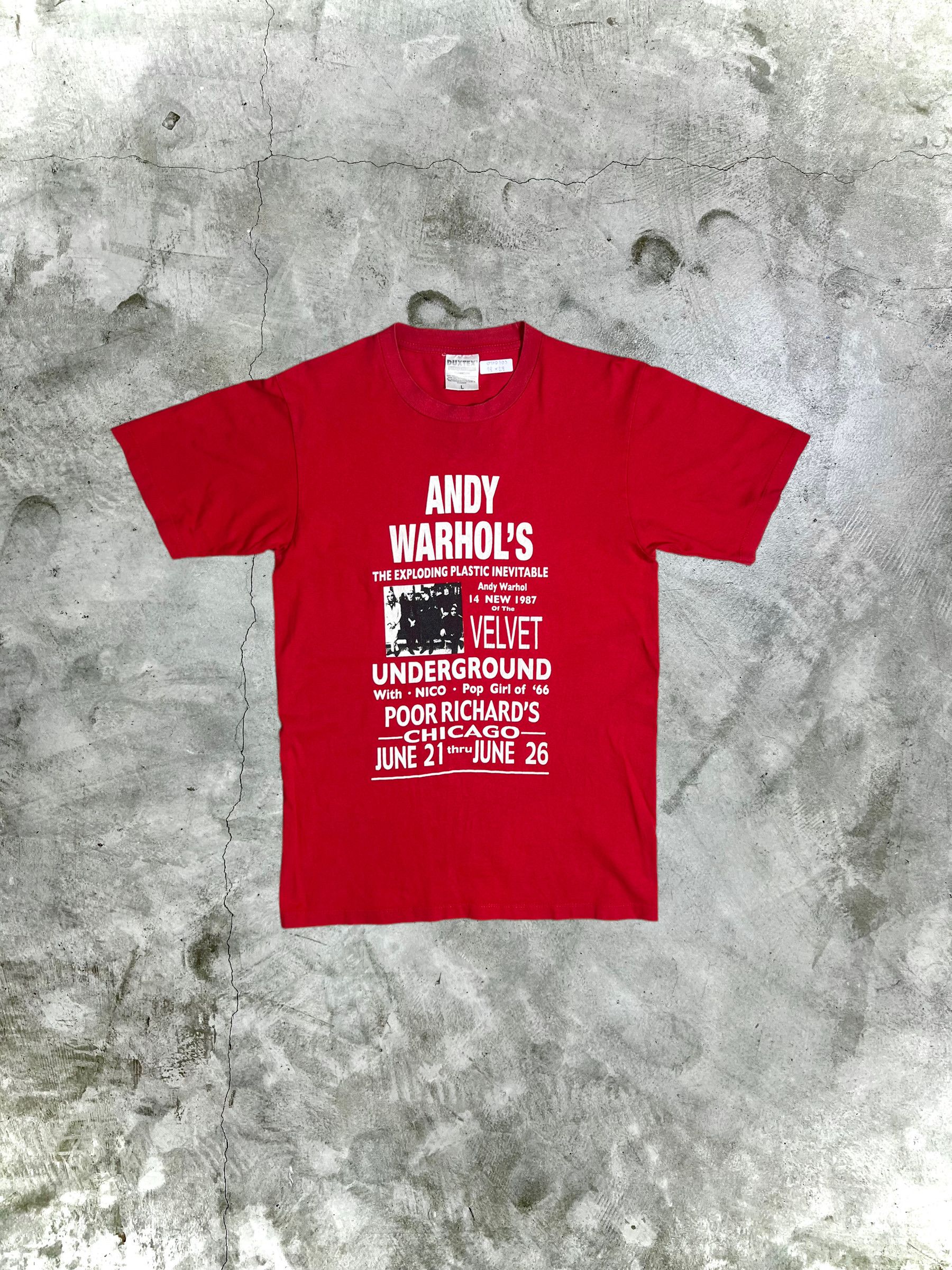 Vintage Vtg Andy Warhol The Exploding Plastic Inevitable (L) GTMD593 ...