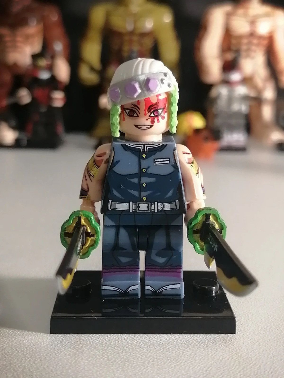 Designer Demon Slayer Anime Figure Minifigure Tengen Uzui | Grailed