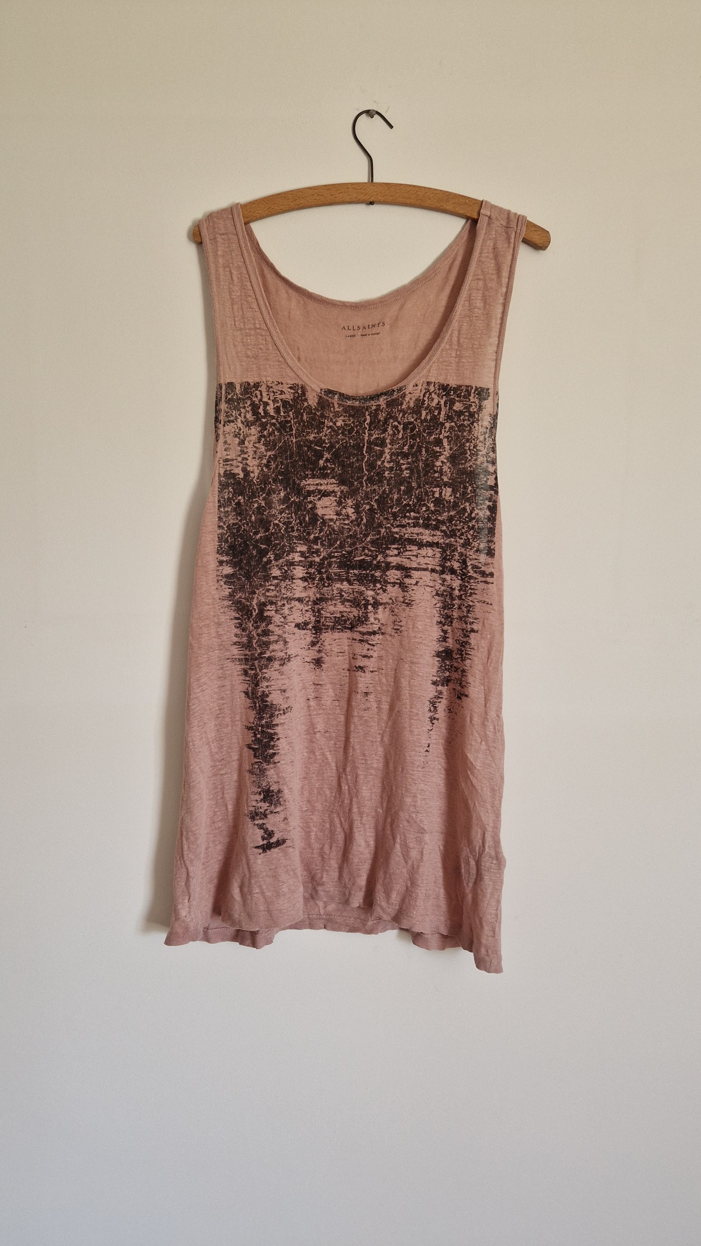 Allsaints AllSaints Long Tank Tops / 100% Linen / Made in Portugal ...