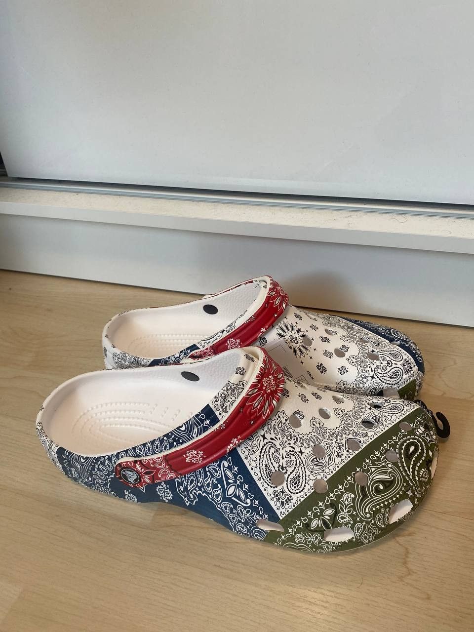 Crocs × Japanese Brand Crocs Bandana printed shoes | Grailed