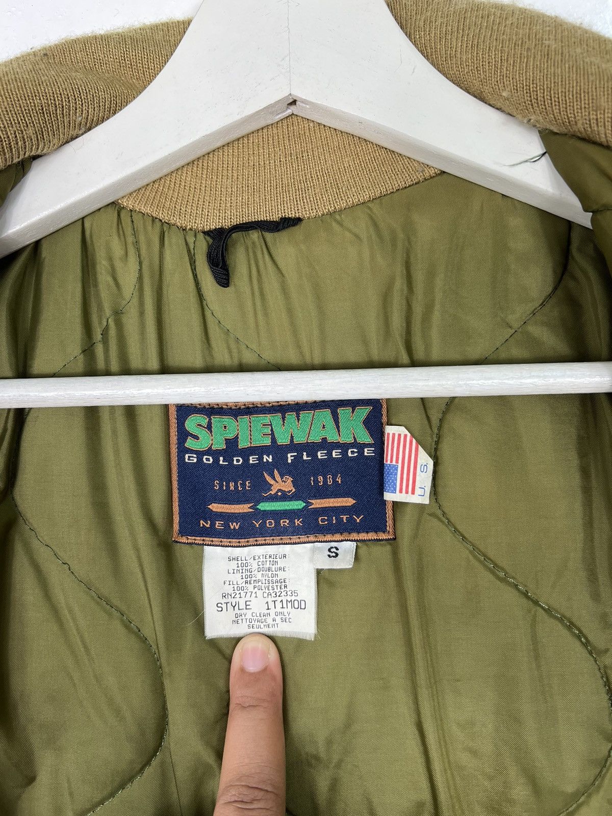 Vintage 🔥 VINTAGE I SPIEWAK & SONS N-1 TANKER JACKET MADE IN USA | Grailed