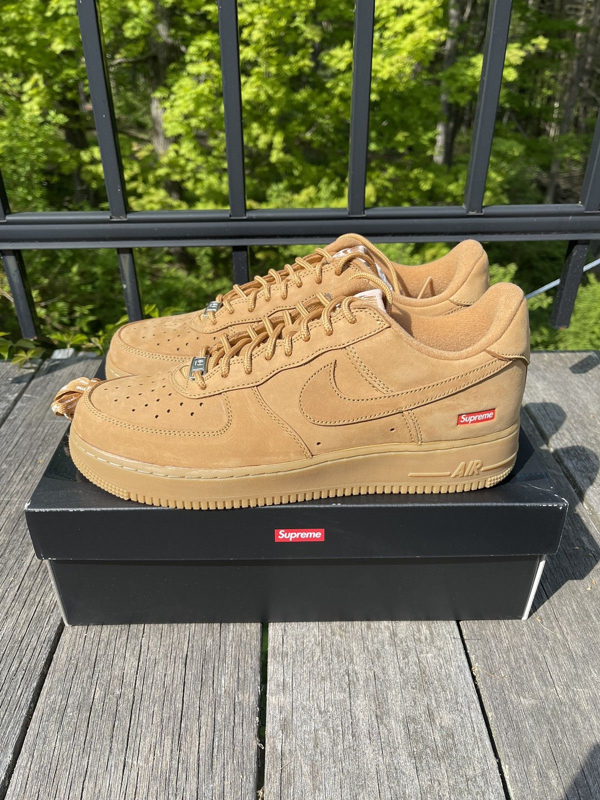 Nike × Supreme Supreme Nike Air Force 1 Wheat (10.5) | Grailed