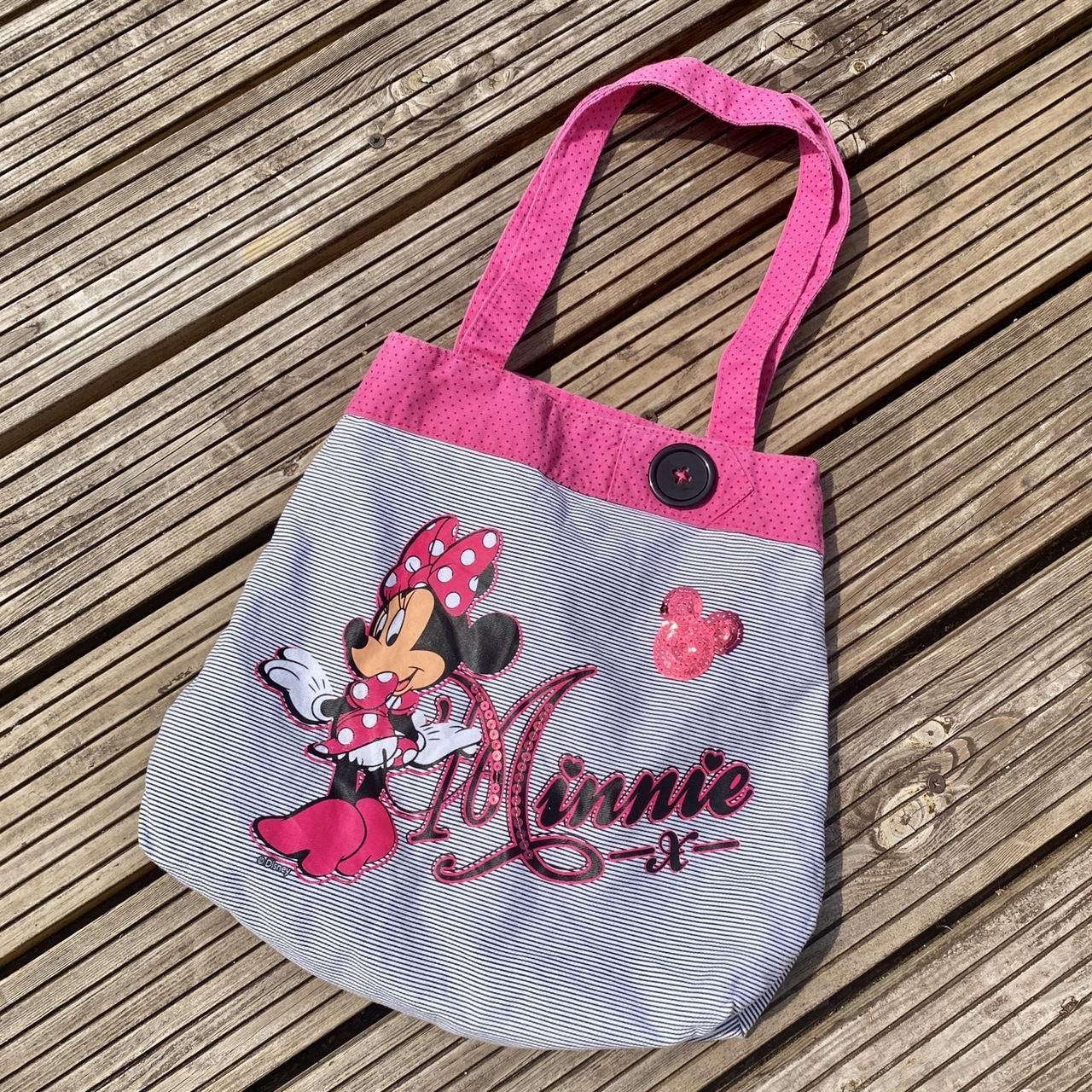 Disney Vintage Y2K Disney Minnie Mouse pink, black & white handbag ...