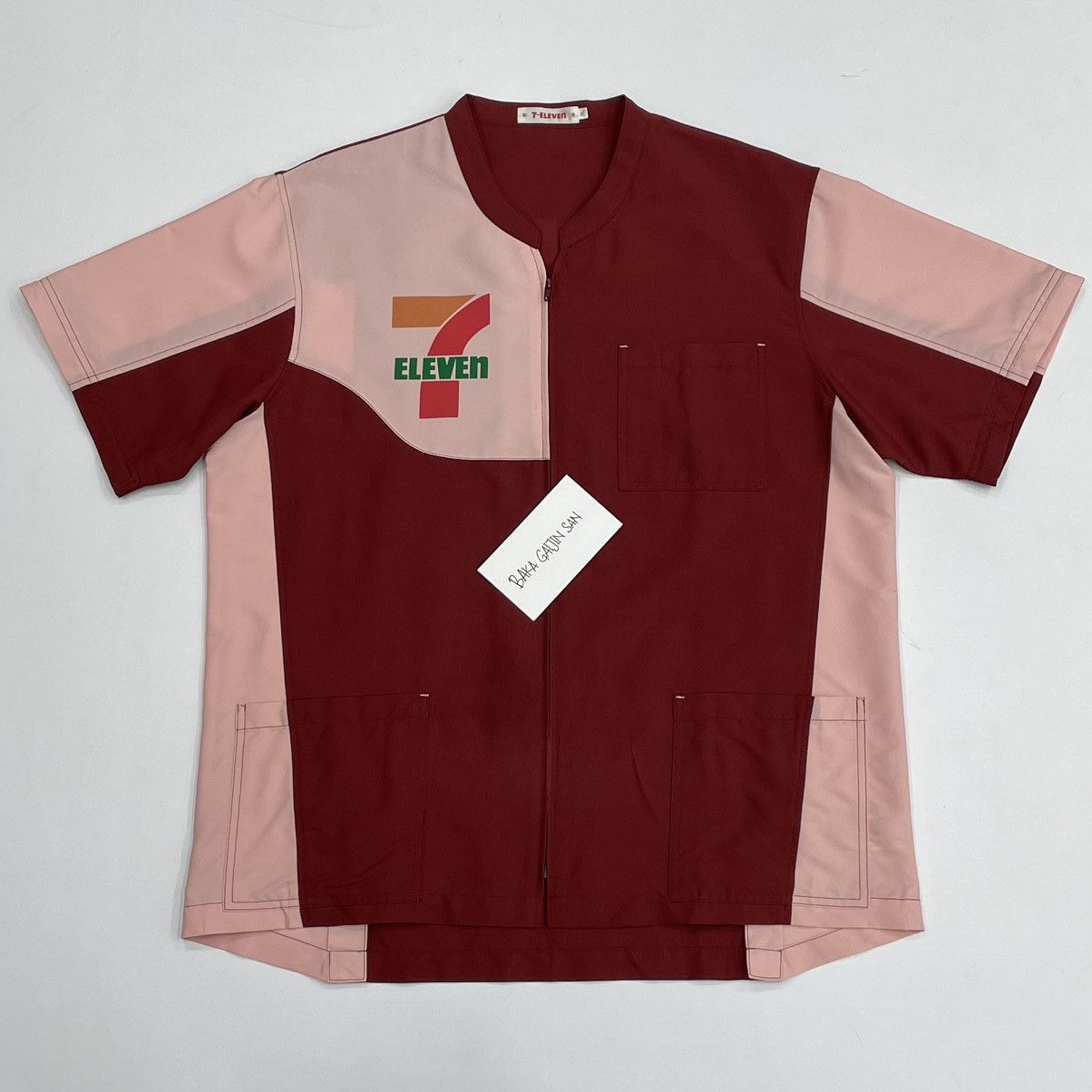 Vintage Vintage 7 Eleven Crew Zipper Work Shirt L Rare Designer | Grailed