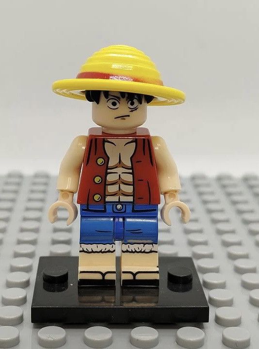 Designer One Piece Anime Figure Minifigure Luffy | Grailed