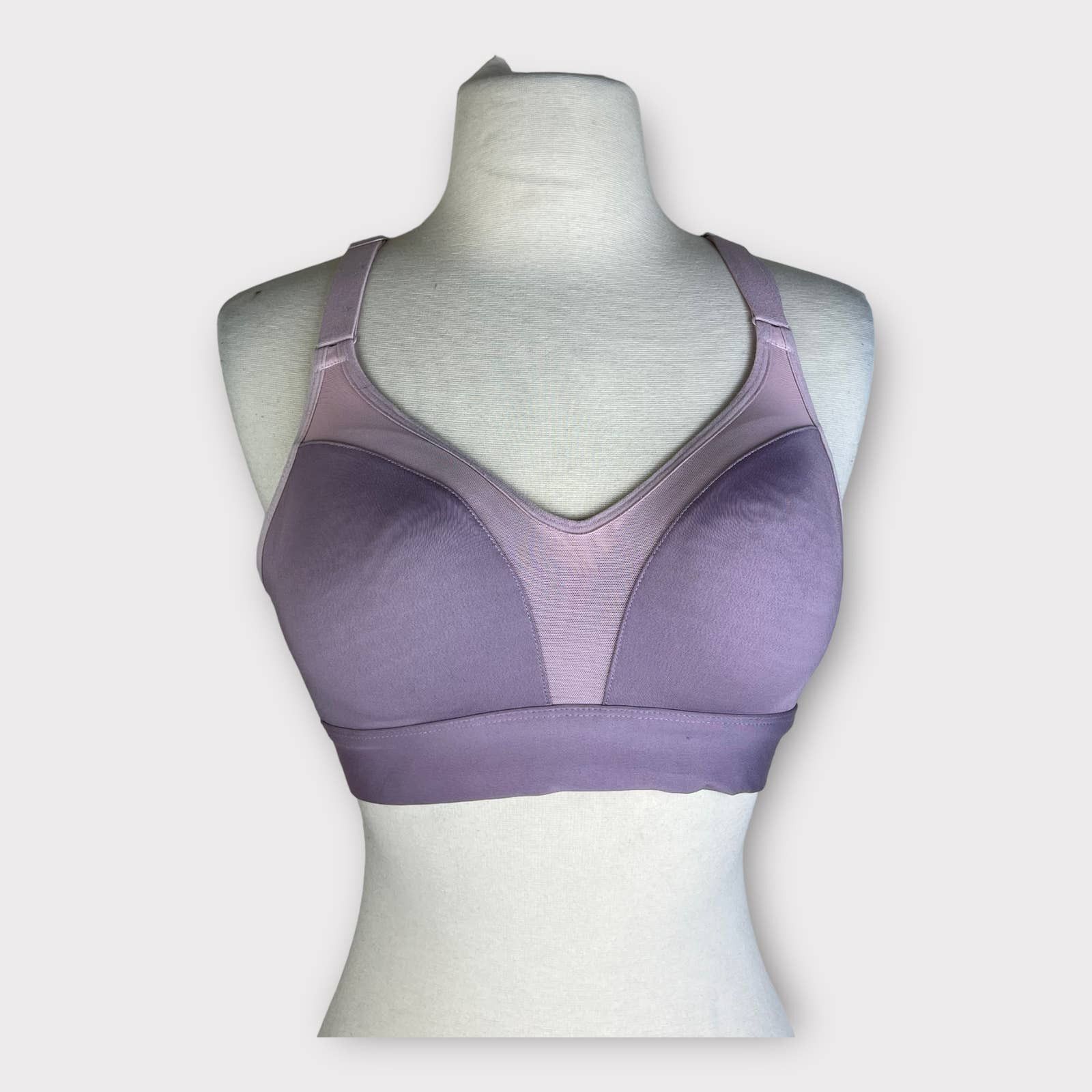 Layers Layers | Racerback Purple Mesh Insert Sports Bra Qwick-Dry | Grailed