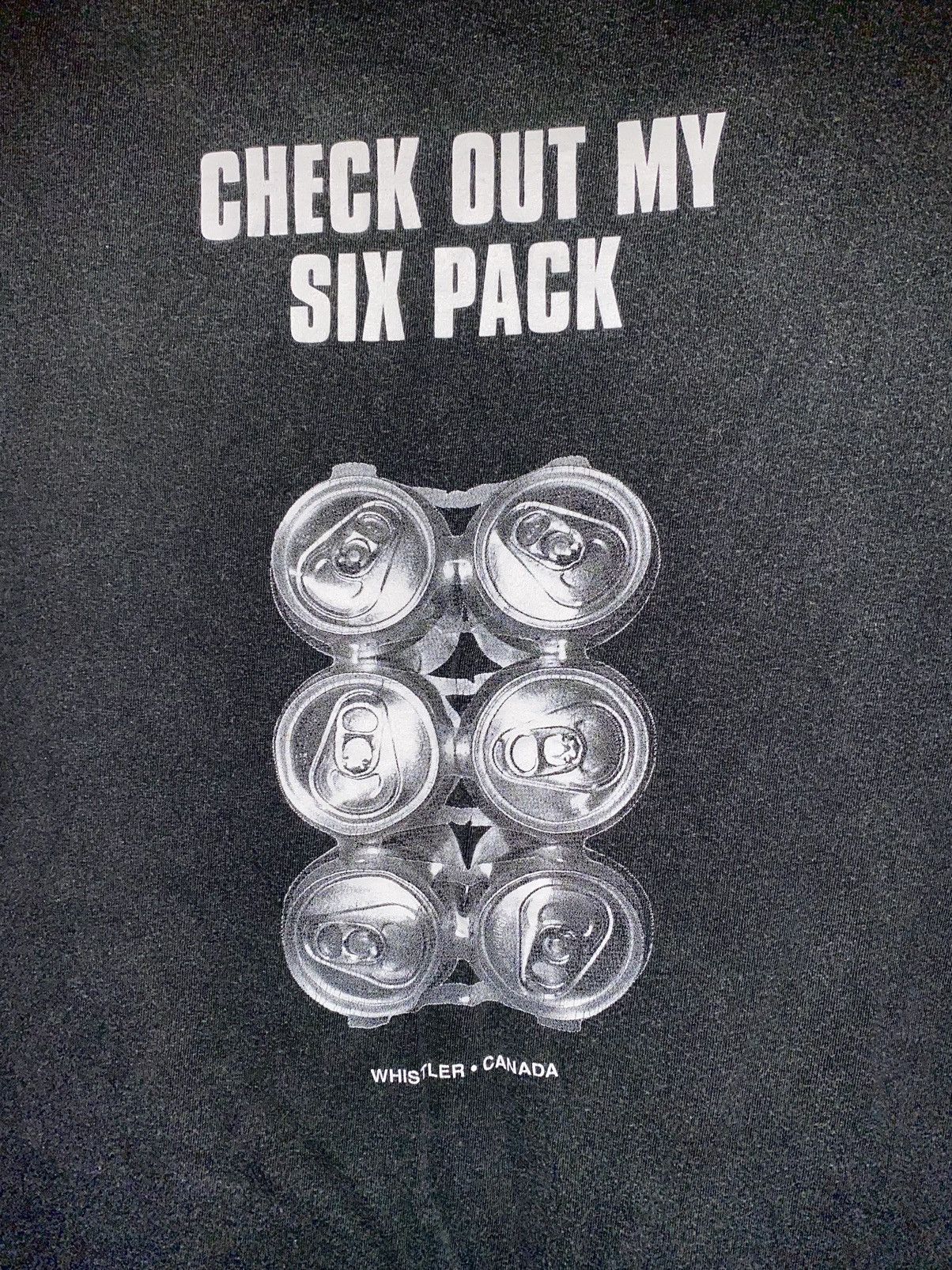 Vintage Authentic Vintage Humor Six Pack Bank for friends Tee XL | Grailed