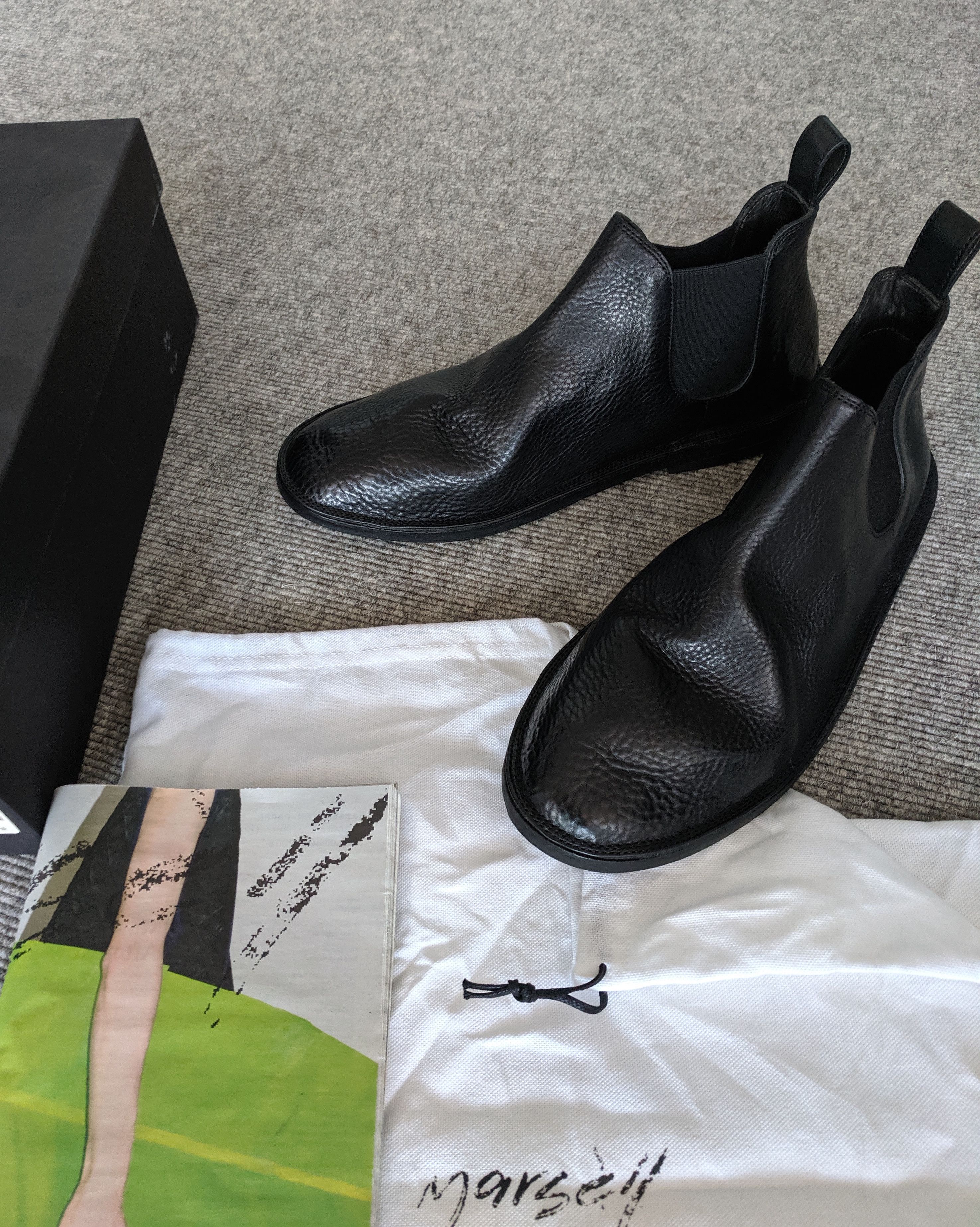 Marsell MARSELL BLACK BOOTS . UNWORN | Grailed