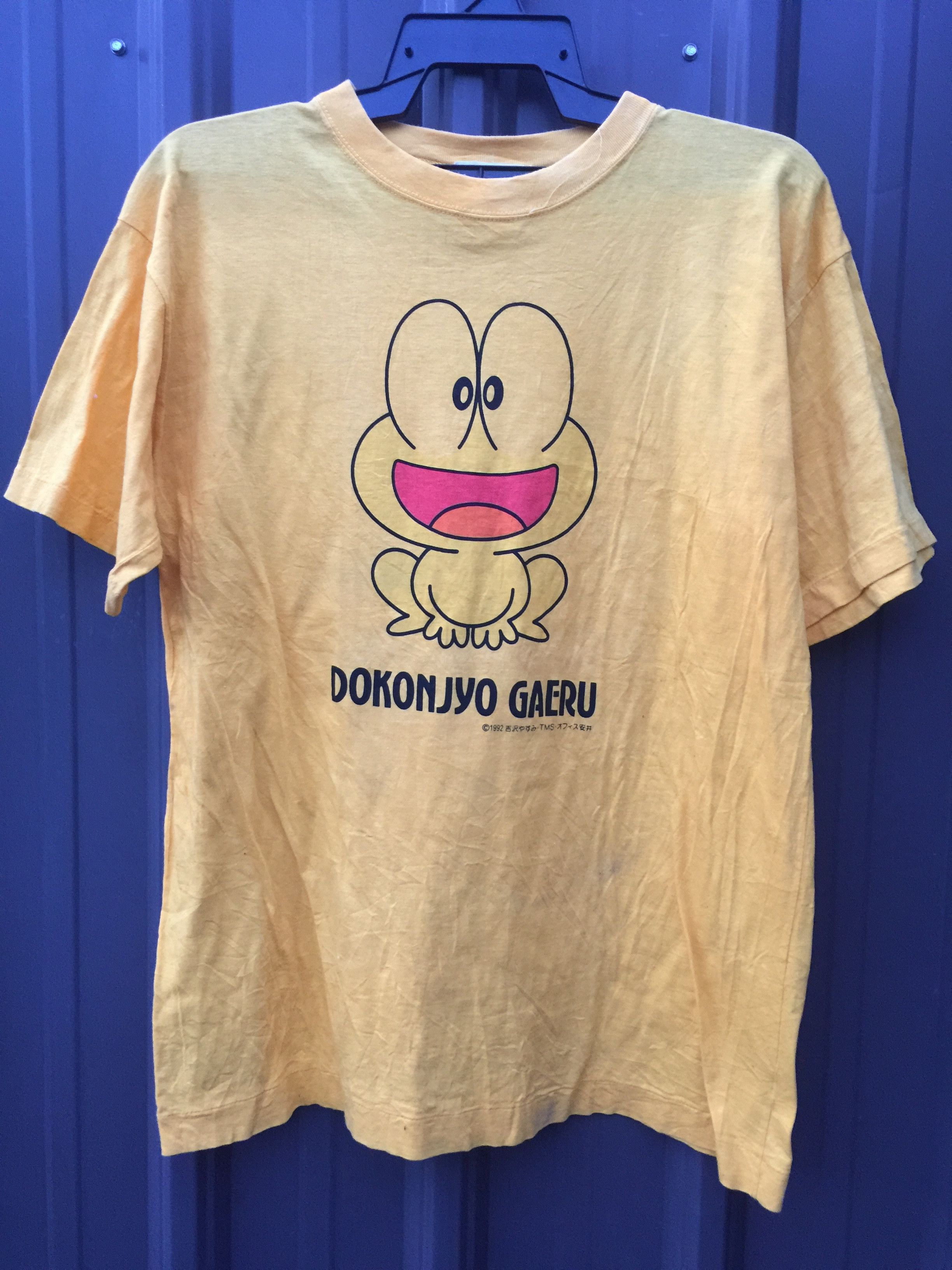 Vintage Vintage Gutsy Frog Dokonjyo Gaeru Anime T Single Stitch | Grailed