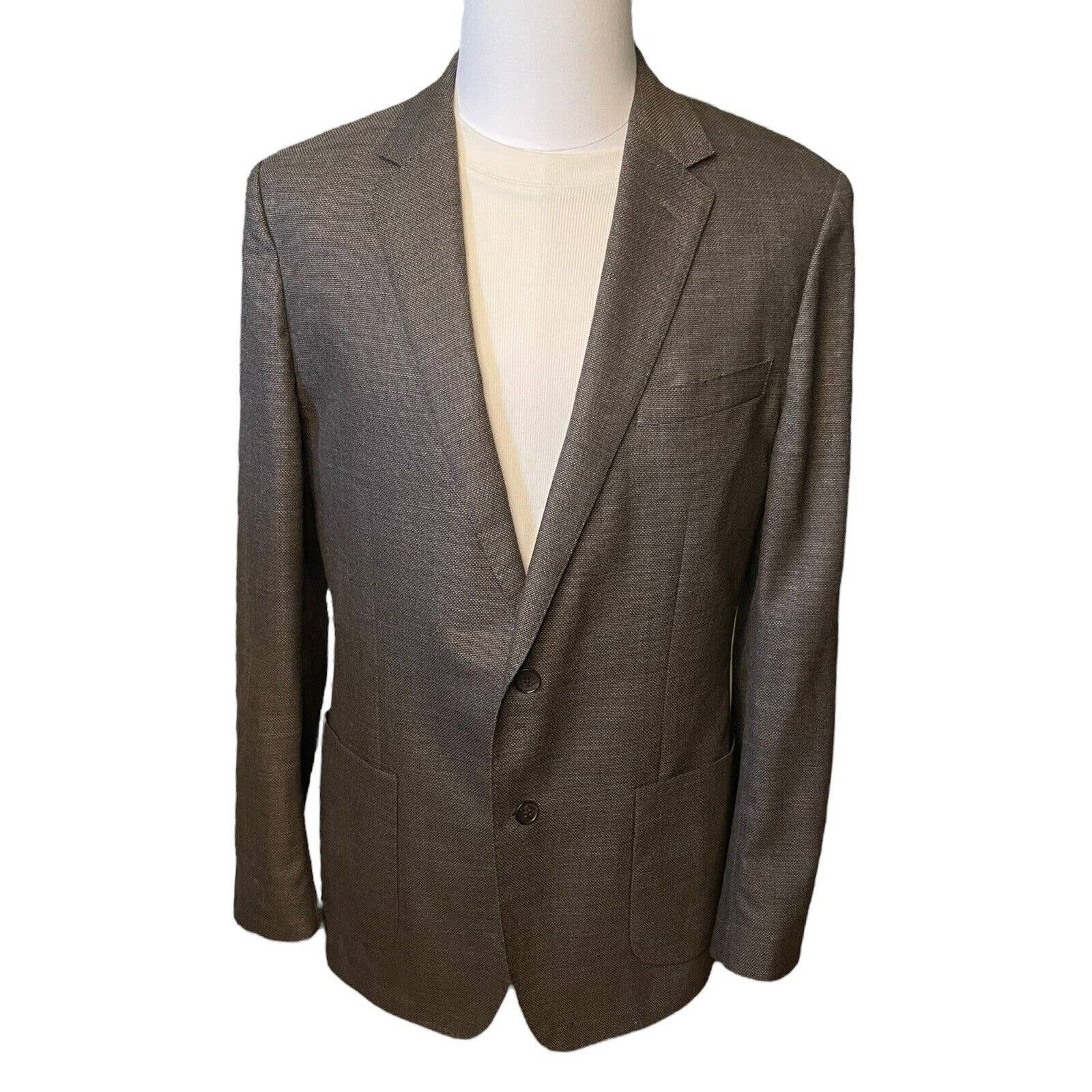 Bonobos Bonobos Summer Blazer Sport Coat Brown Standard Fit Unlined ...