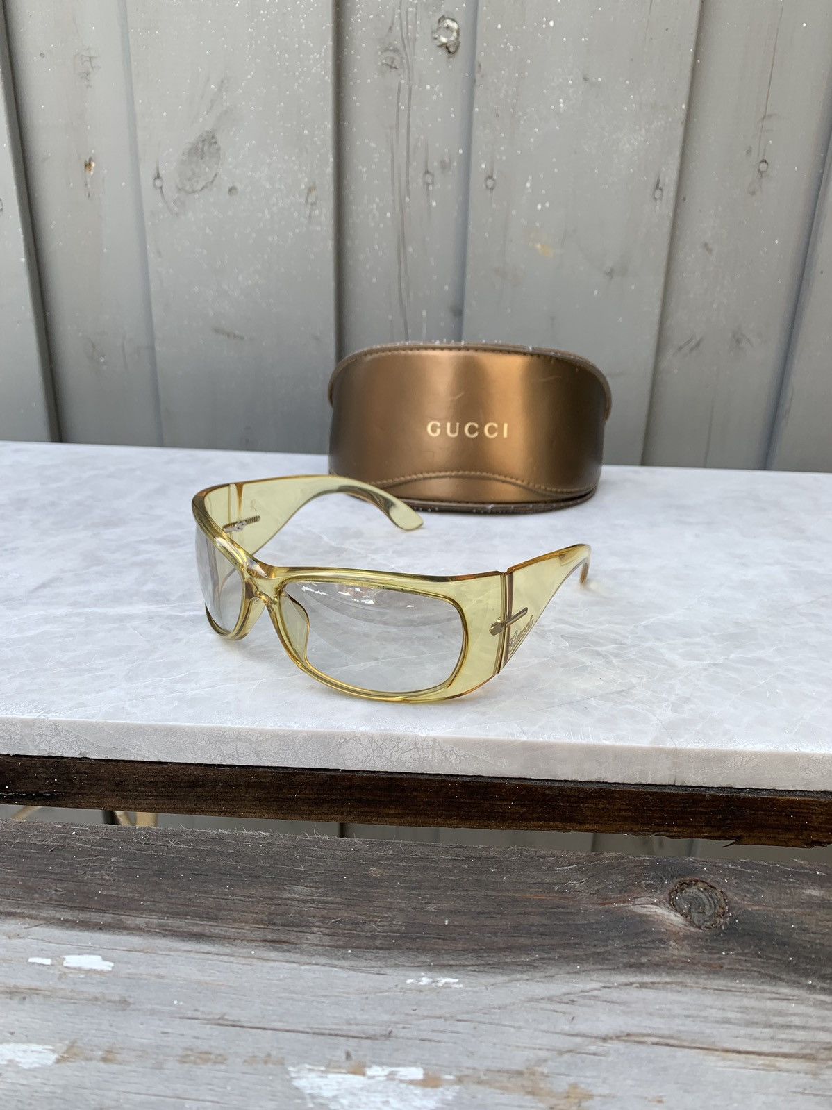 Gucci 2000s Gucci Sunglasses Translucent Y2K Rare GG 2962 Seethru | Grailed