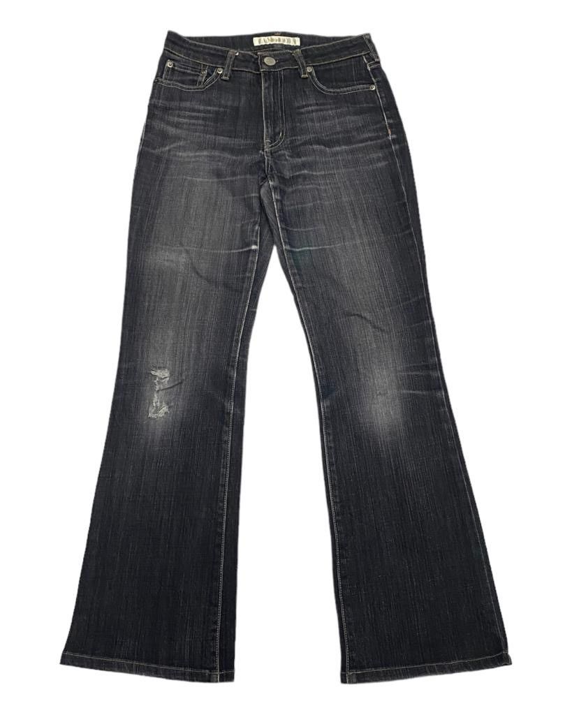 Hysteric Glamour FLARED🔥DISTRESSED DENIM FLARE UNIQLO NATURAL FIT JEANS ...