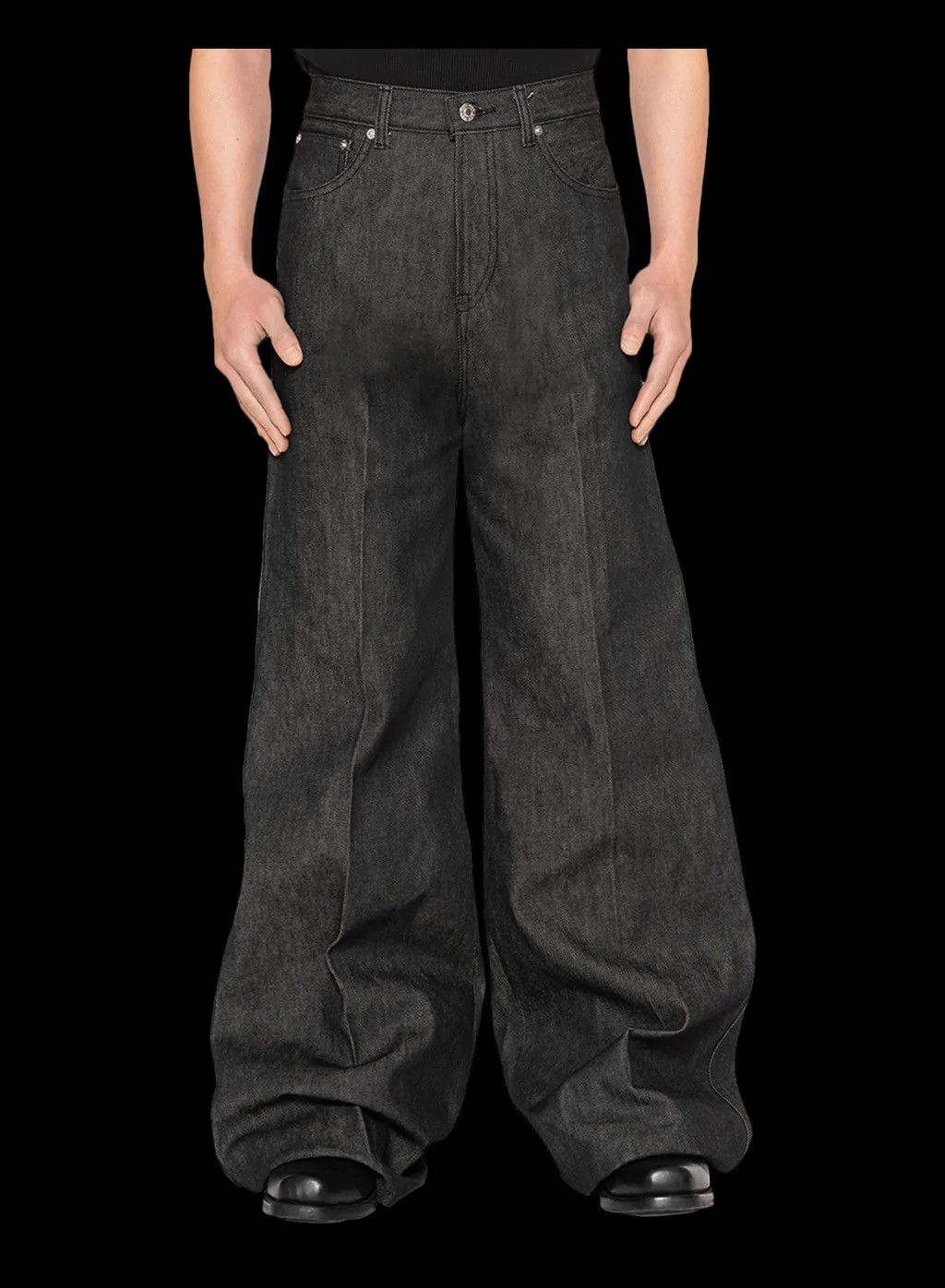 Japanese Brand × LUU DAN × Vintage LUU DAN Black Phat Pants | Grailed