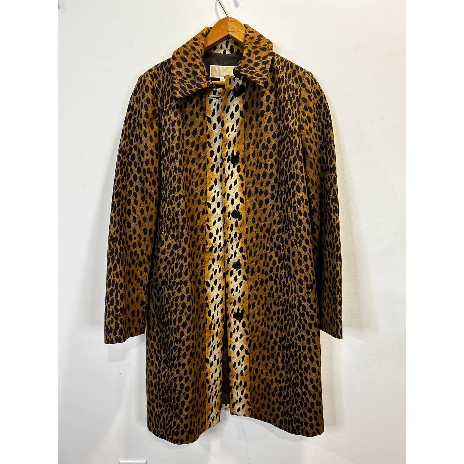 Michael Kors Perfect Spring weight Leopard Print Jacket - size XS | Grailed
