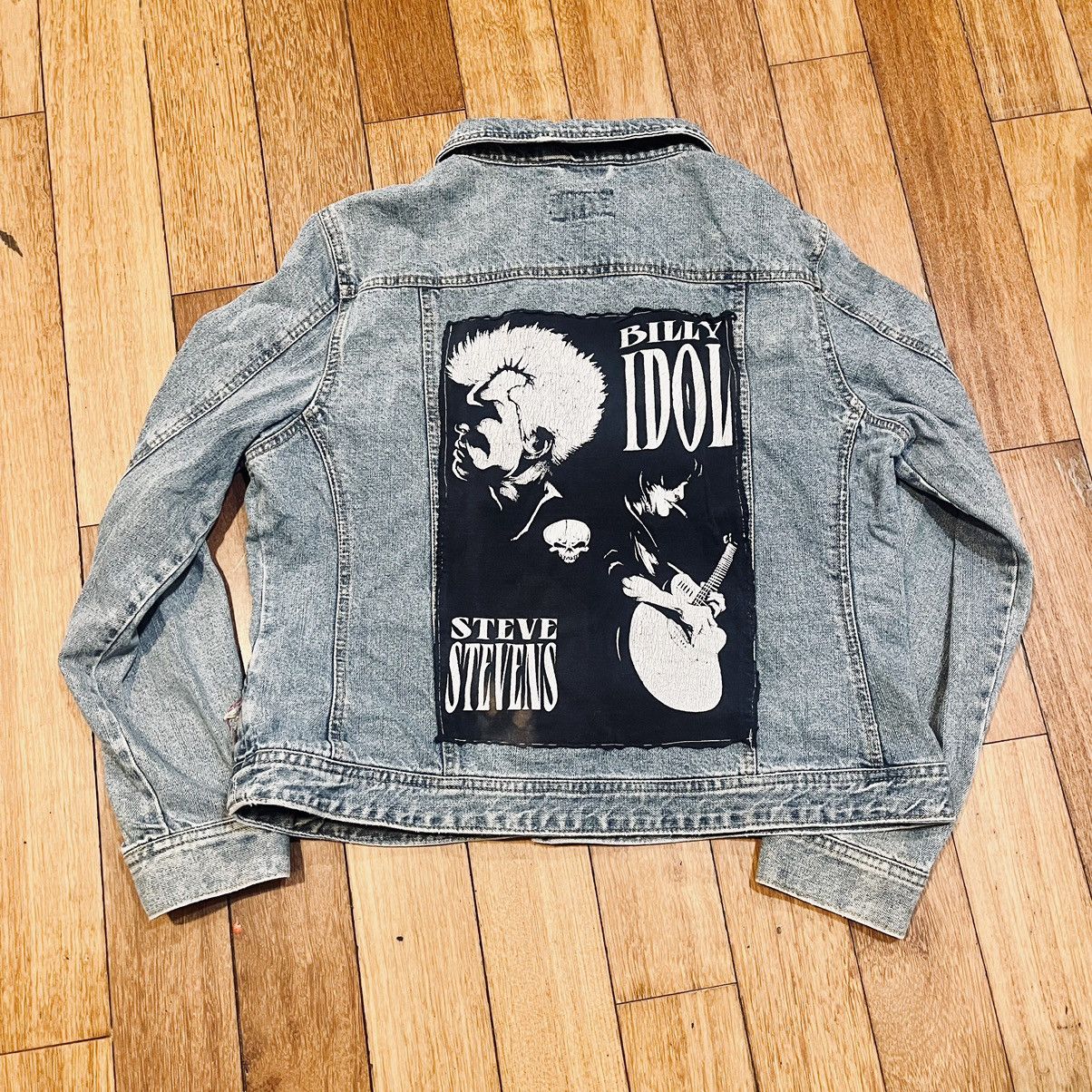 Vintage VINTAGE WOMENS DENIM BILLY IDOL JACKET! | Grailed