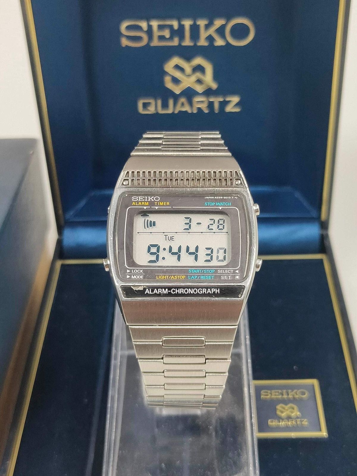 Seiko × Vintage × Watch Stunning SEIKO James Bond A259-5010 Digital Men ...