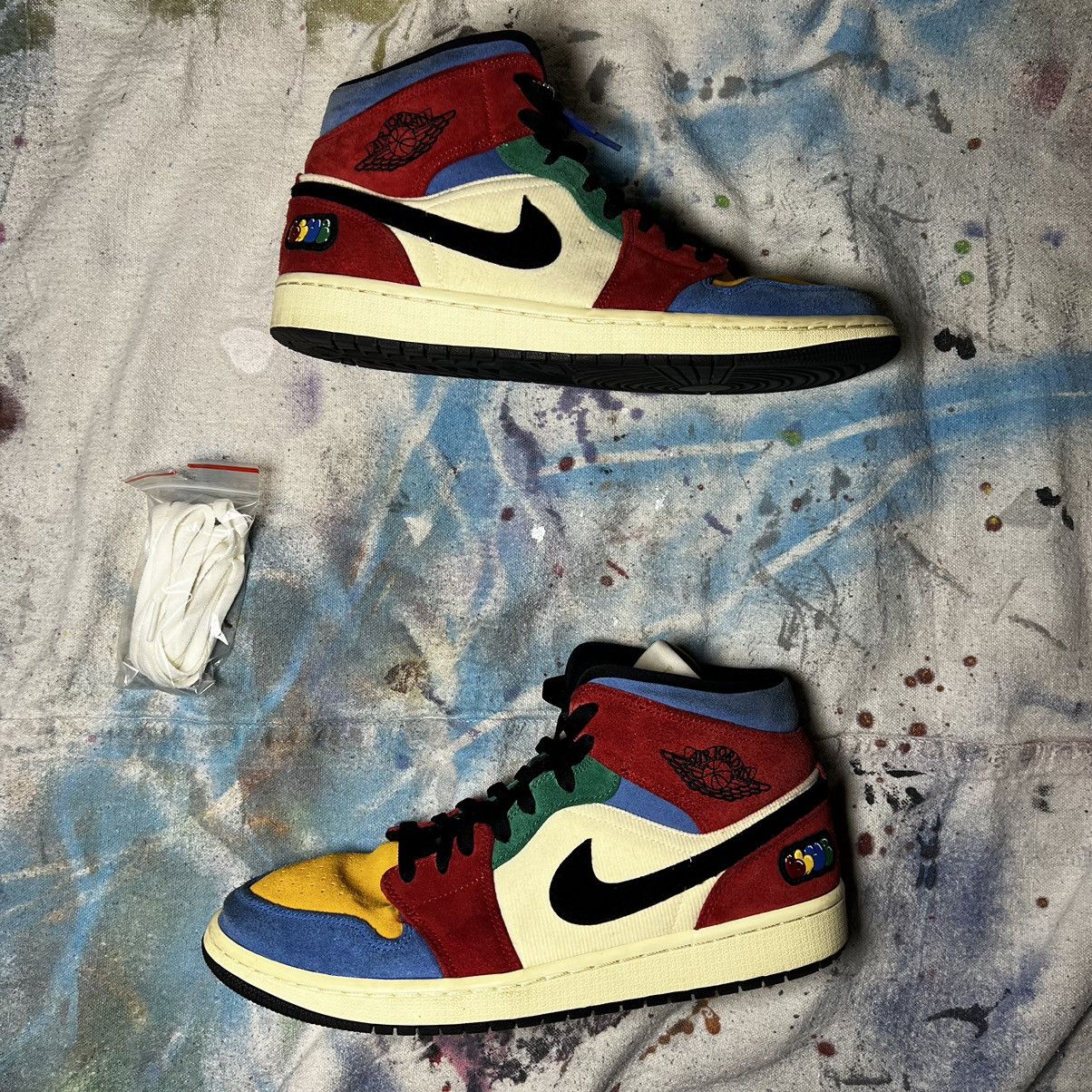 Nike “Fearless” Blue the Great Jordan 1 Mid SE | Grailed