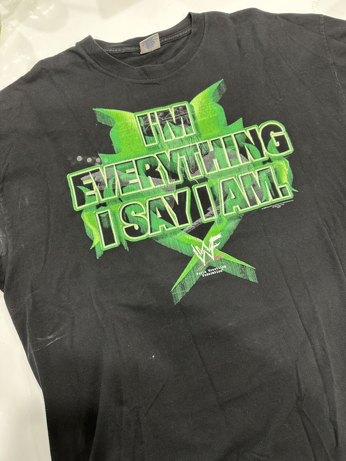 Vintage 1998 WWF Triple H HHH I Am Everything I Say I Am T-Shirt DX ...