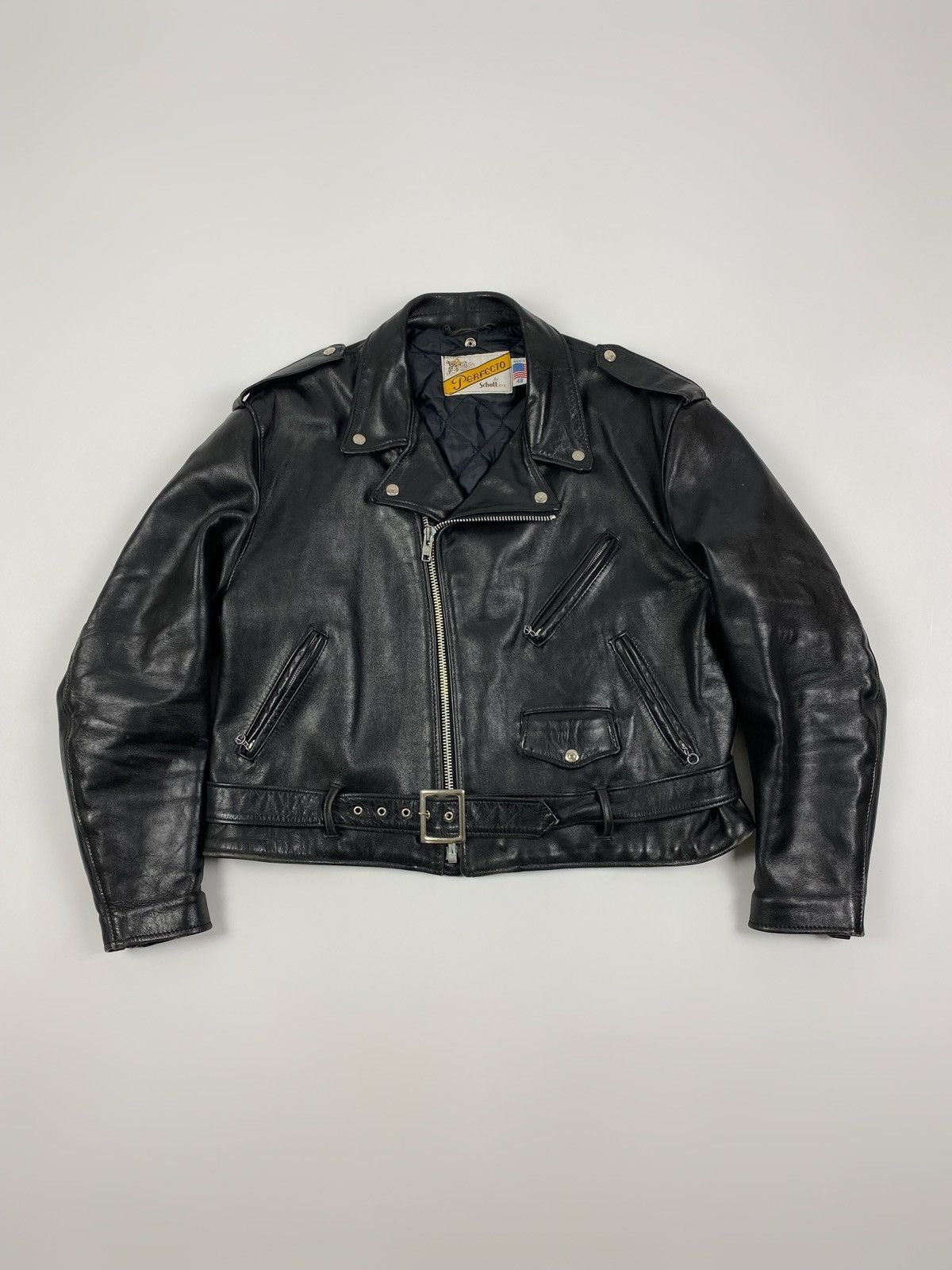 Vintage 1970’s Vintage Perfecto Leather Biker Jacket Made in USA | Grailed